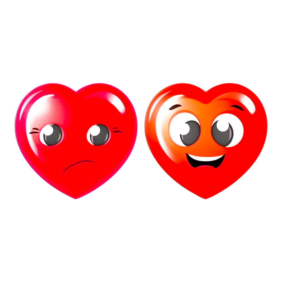Emoji Heart Romance Love Ai Generative 26757097 Png