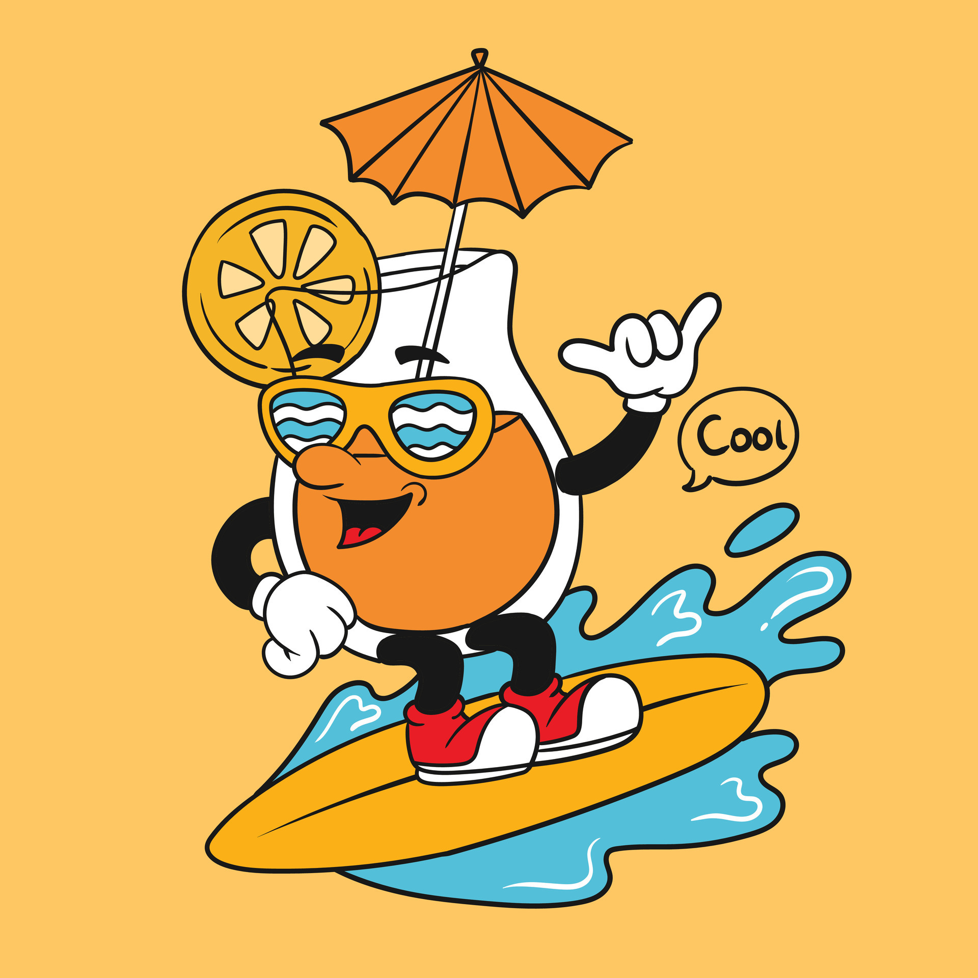 Retro Cartoon Funny Groovy Character Groovy Cartoon Character 26757909 Vector Art At Vecteezy