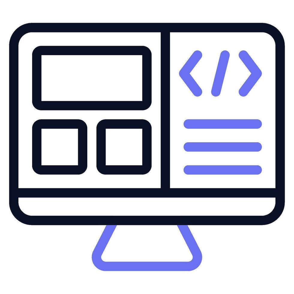 Front end Framework Icon 26758163 Vector Art at Vecteezy