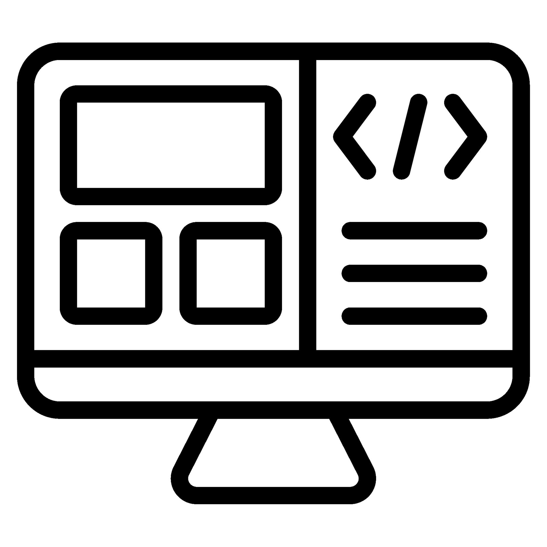 Front end Framework Icon 26758166 Vector Art at Vecteezy