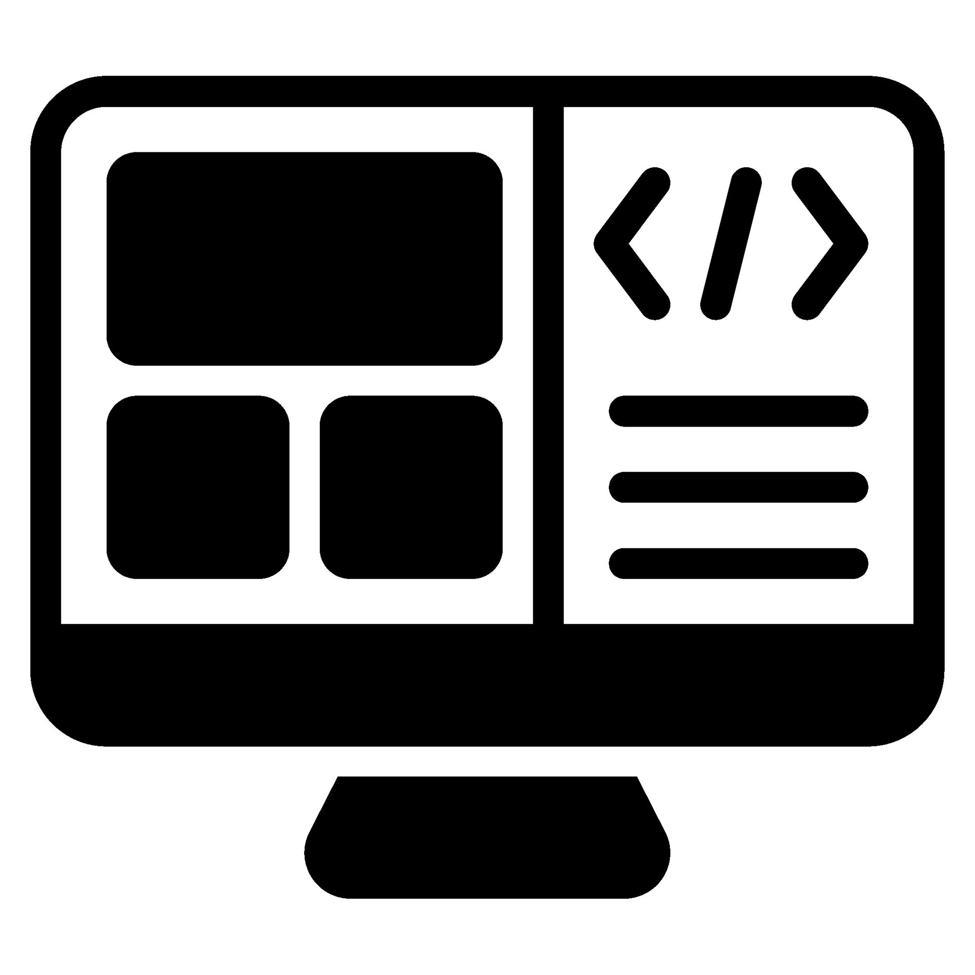 Front end Framework Icon 26758213 Vector Art at Vecteezy