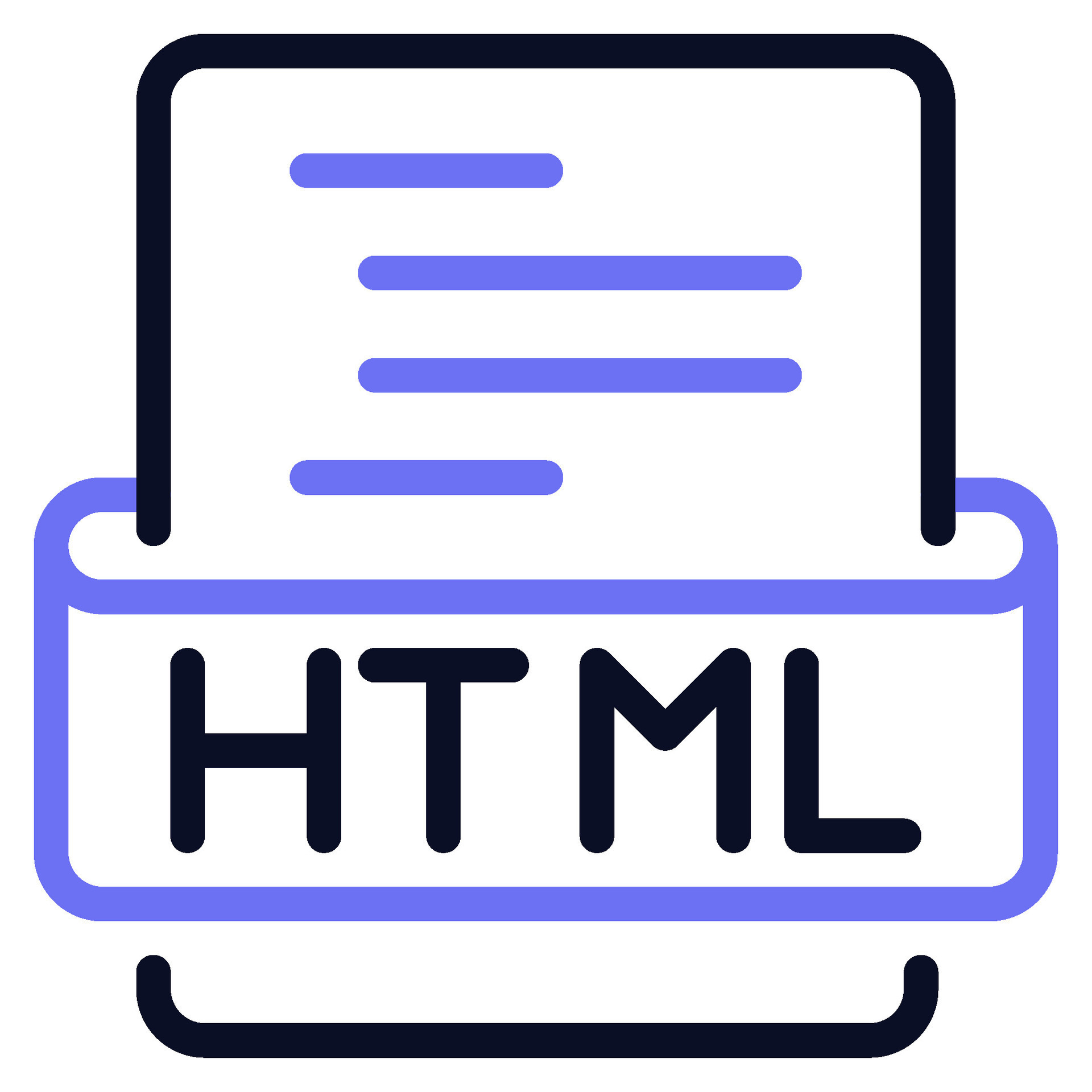 Html Coding Icon 26758234 Vector Art At Vecteezy