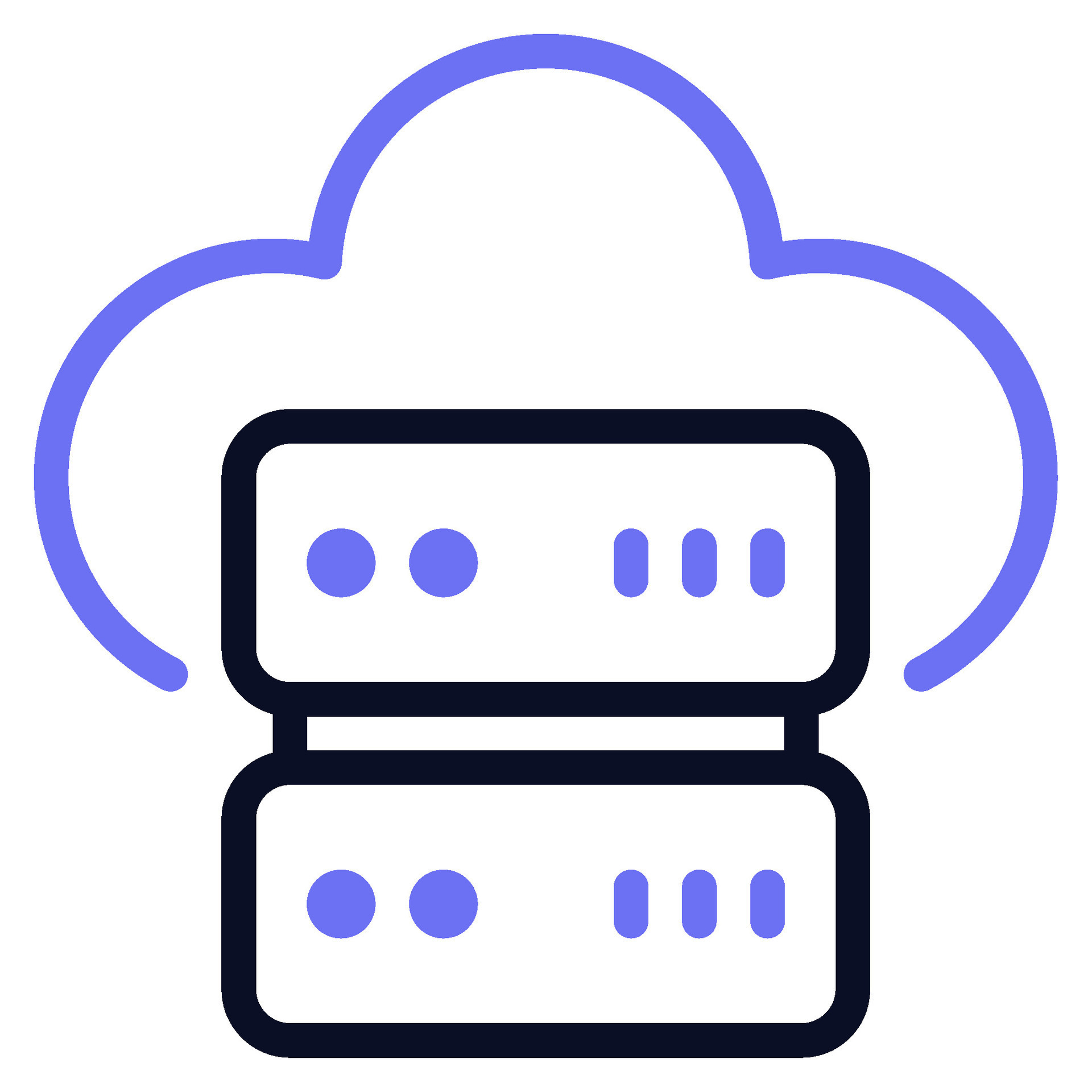 Cloud Server Icon 26758342 Vector Art at Vecteezy