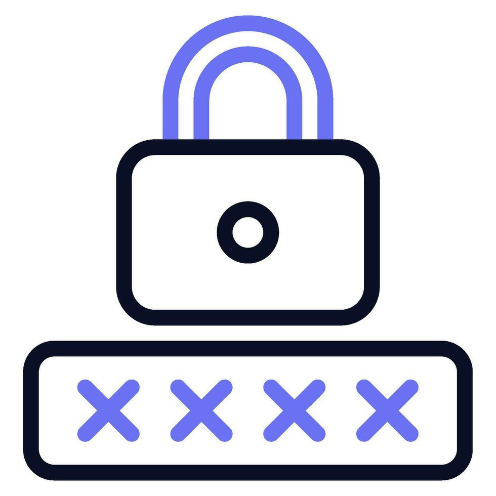 Secure Code Icon illustration 26758364 Vector Art at Vecteezy