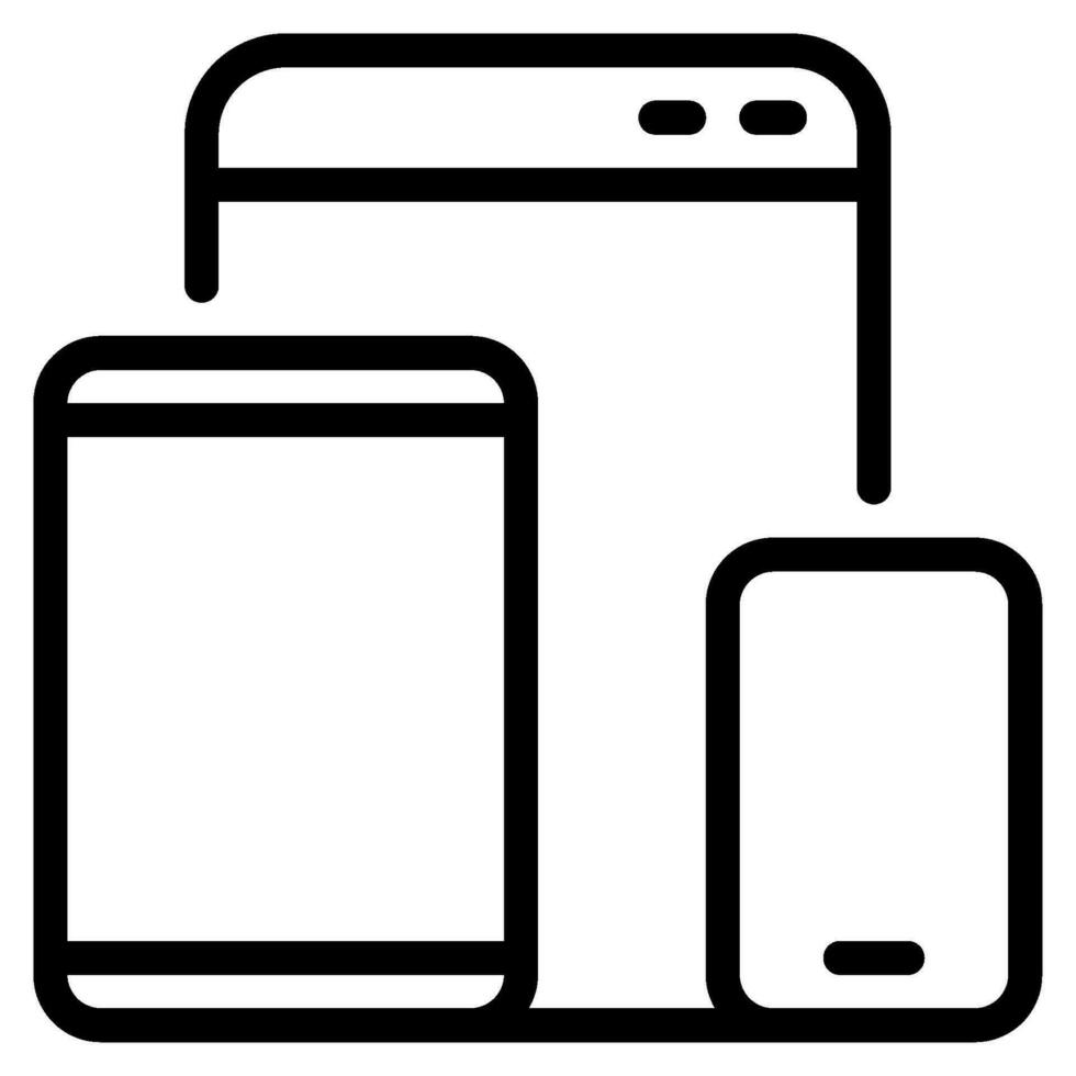 Responsive Web Design Icon 26758445 Vector Art at Vecteezy