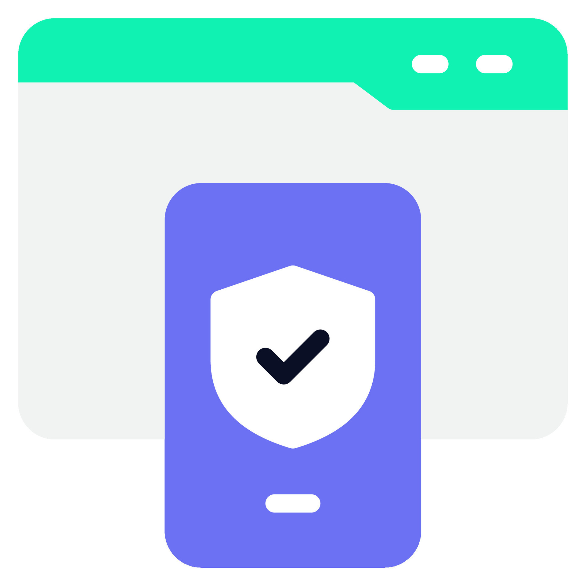 Two Factor Authentication Icon Illustration 26758470 Vector Art At Vecteezy
