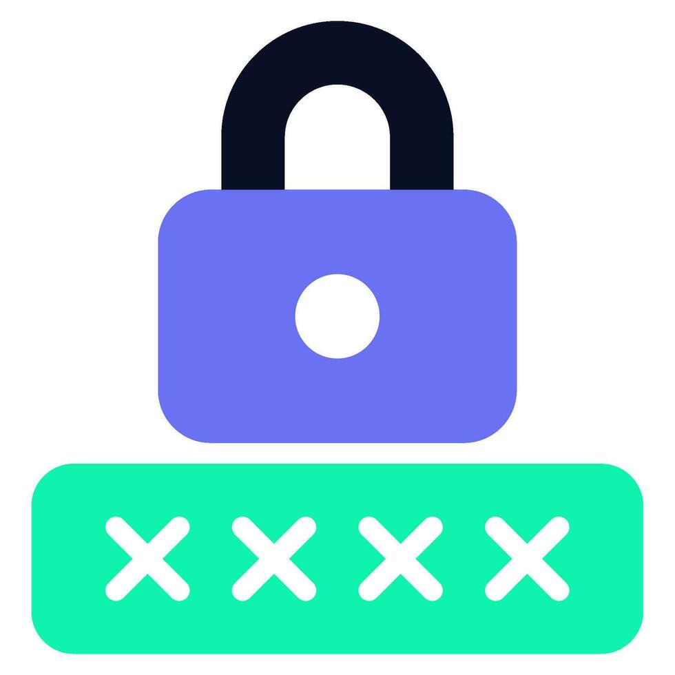 Secure Code Icon illustration 26758471 Vector Art at Vecteezy