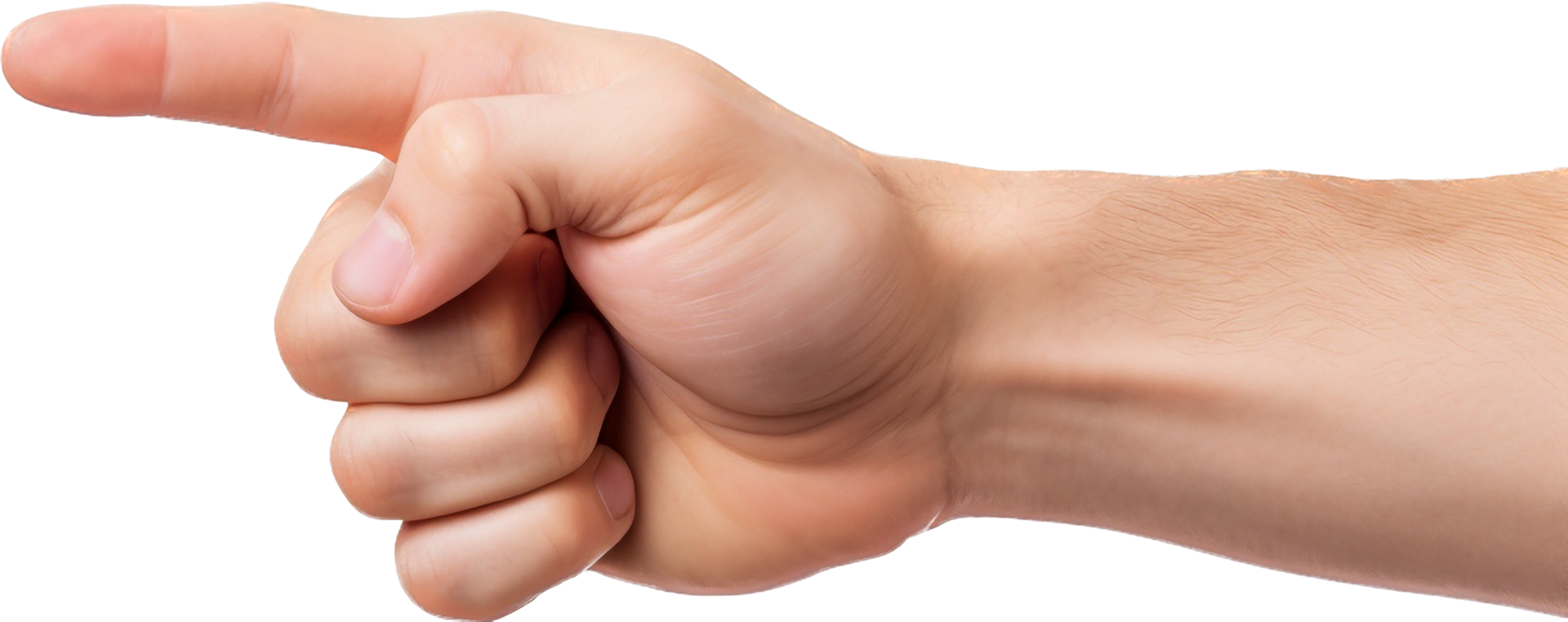 Pointing hand with . 26758503 PNG