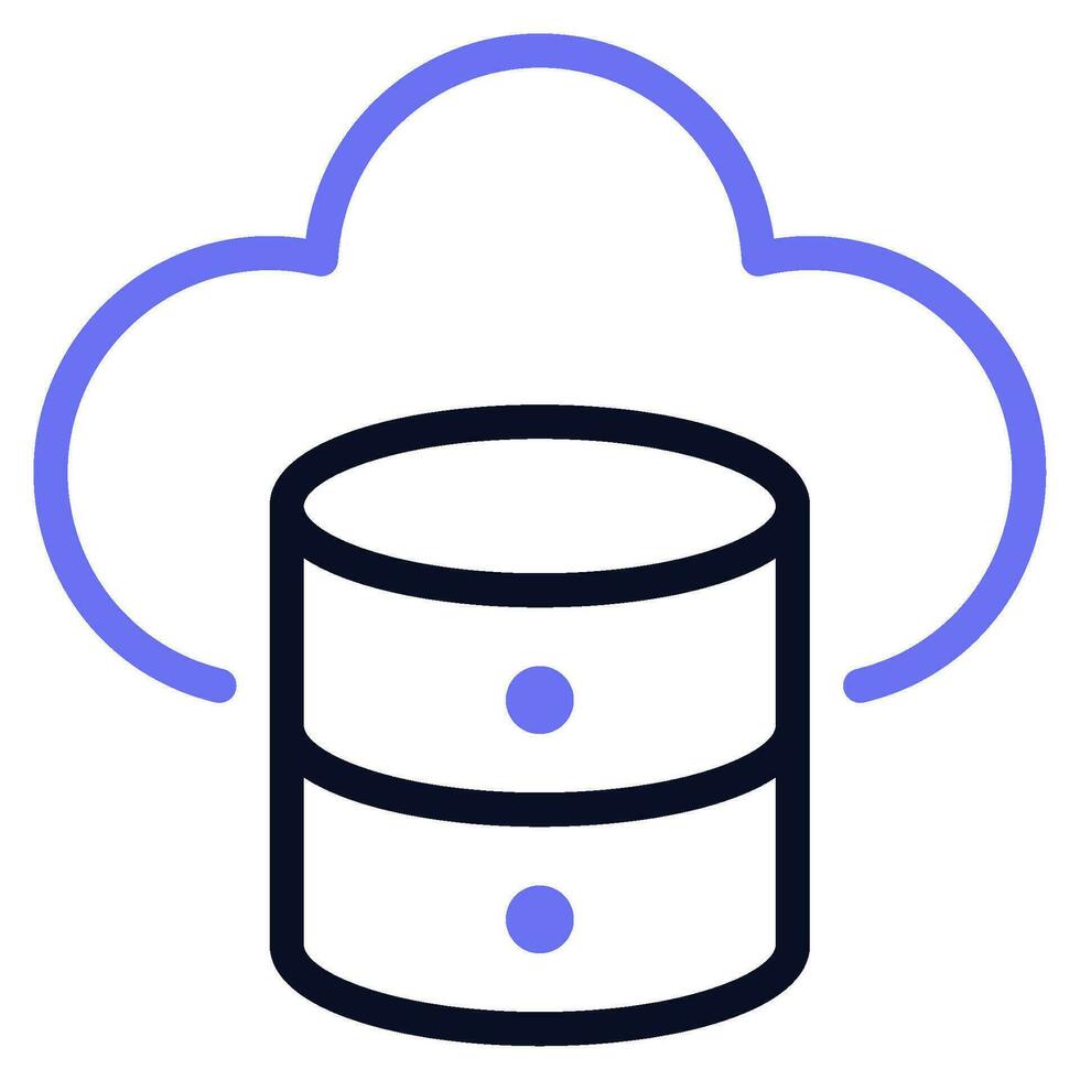 Cloud Database Icon 26758607 Vector Art At Vecteezy
