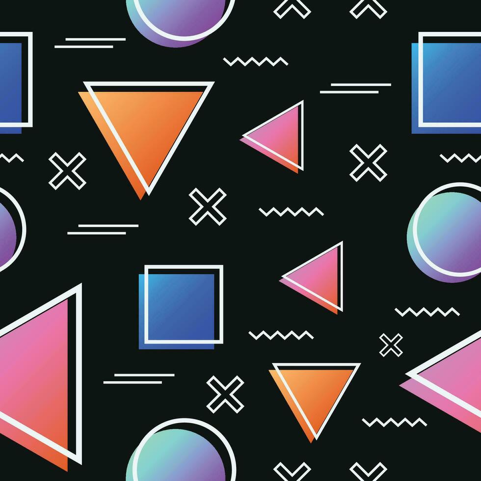 Abstract geometric colorful seamless pattern 26758813 Vector Art at ...