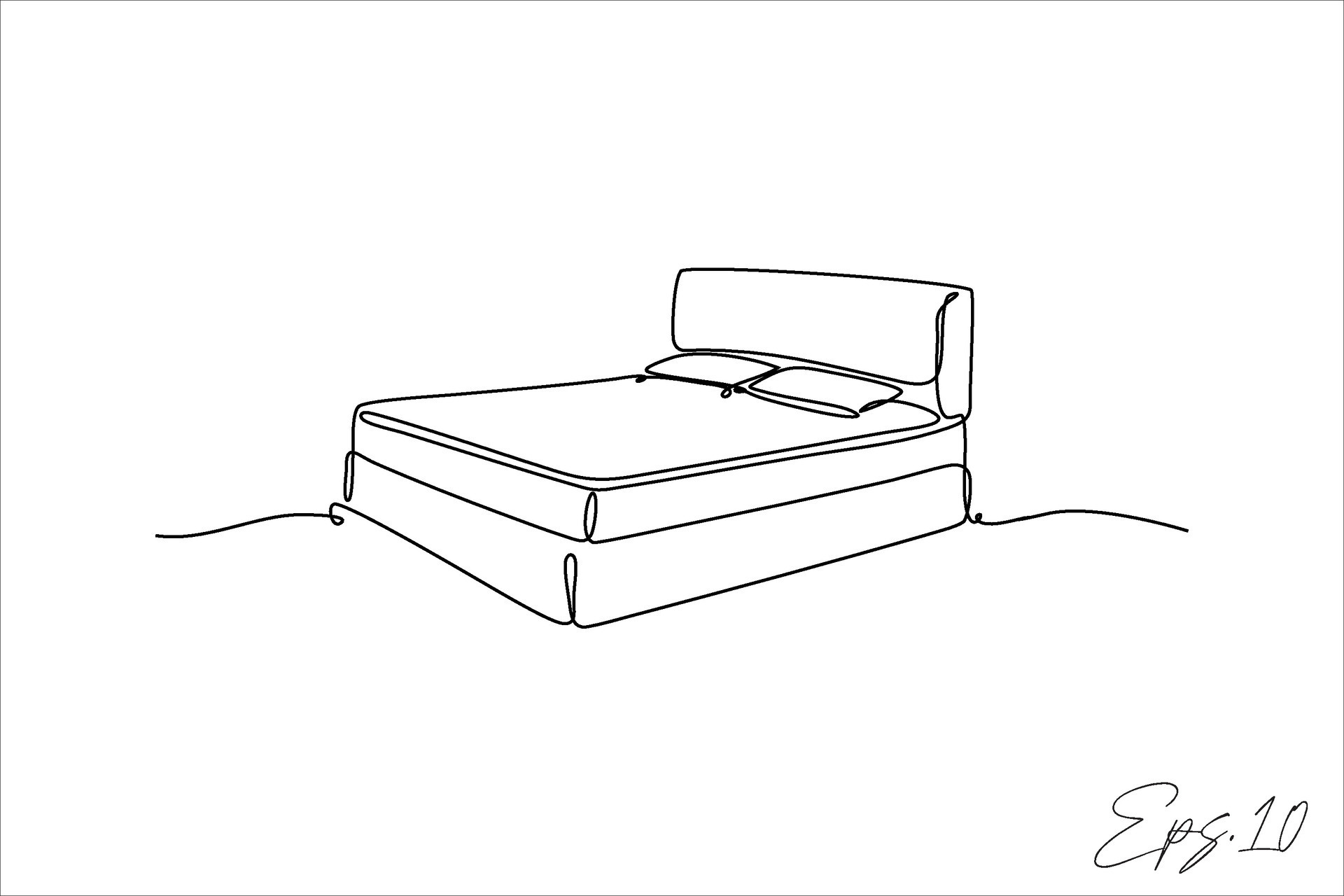 bed continuous line vector illustration 26759667 Vector Art at Vecteezy bed continuous line vector illustration 26759667 Vector Art at Vecteezy