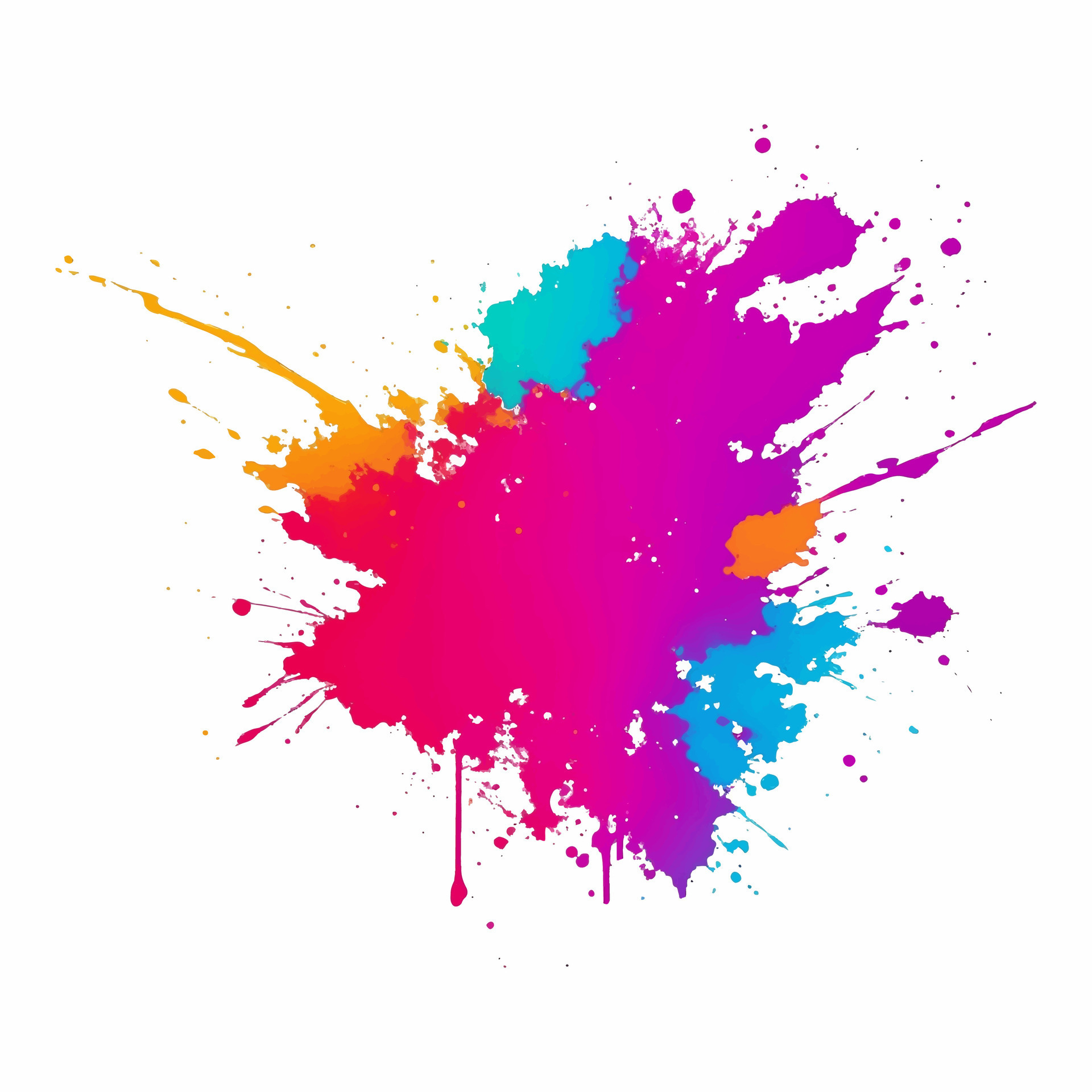 colorful ink splashes, vector illustration 26764015 Vector Art at Vecteezy