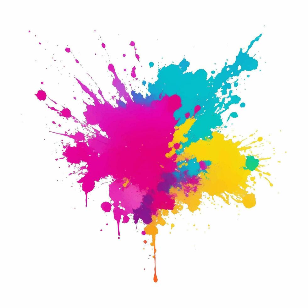 colorful ink splashes, vector illustration 26764028 Vector Art at Vecteezy