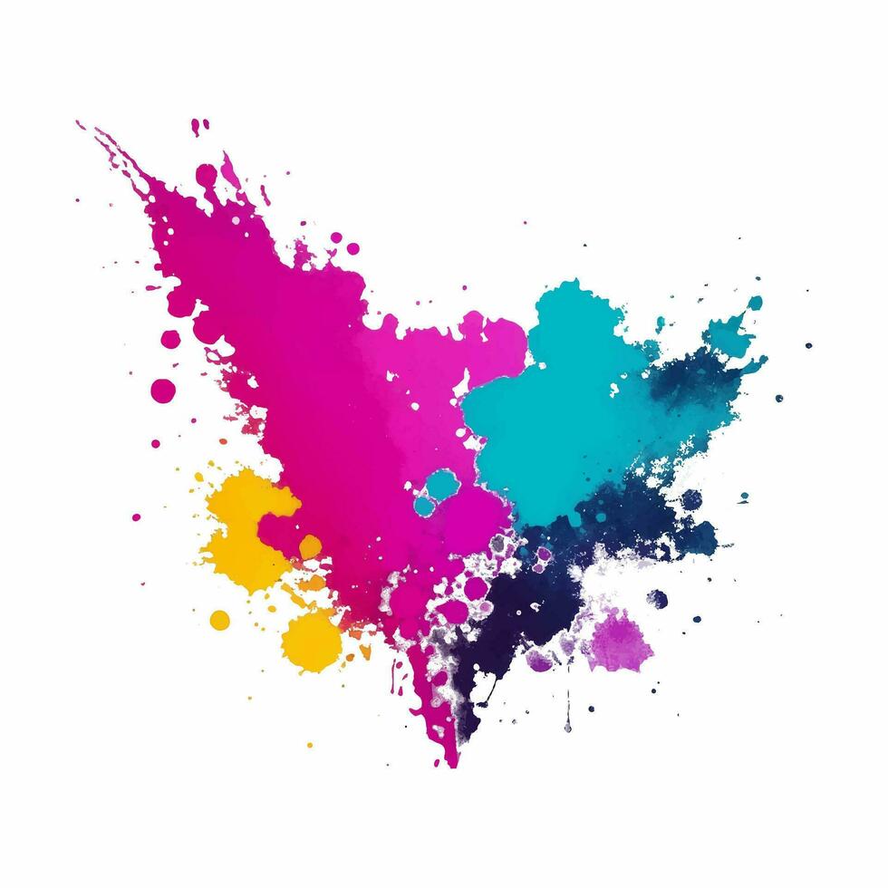 colorful ink splashes, vector illustration 26764047 Vector Art at Vecteezy