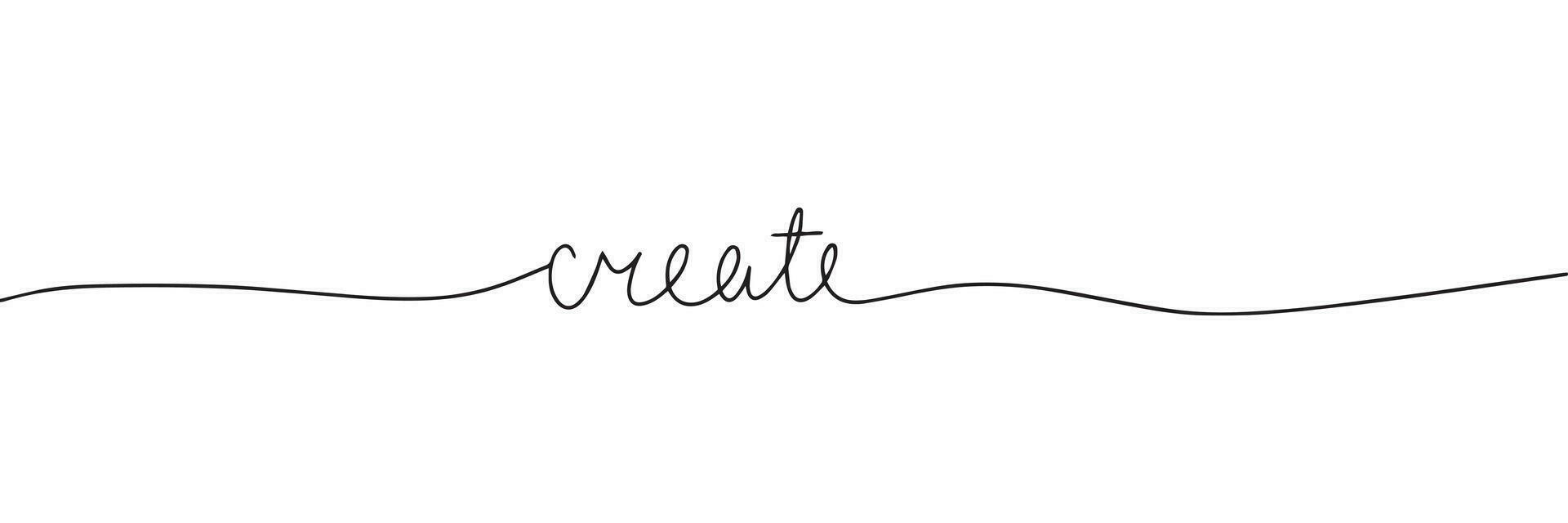 Create Word One Line Continuous Calligraphy Text Line Art Handwriting