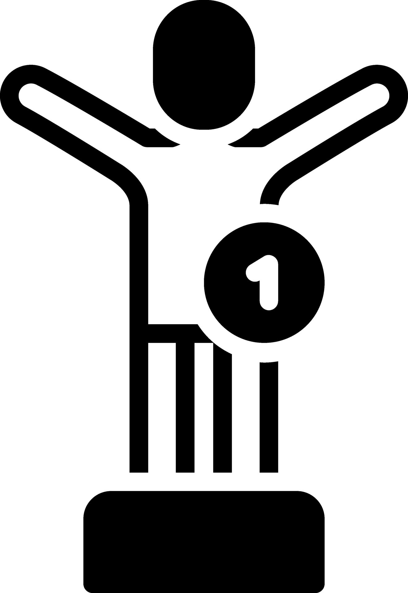 solid icon for first 26766083 Vector Art at Vecteezy