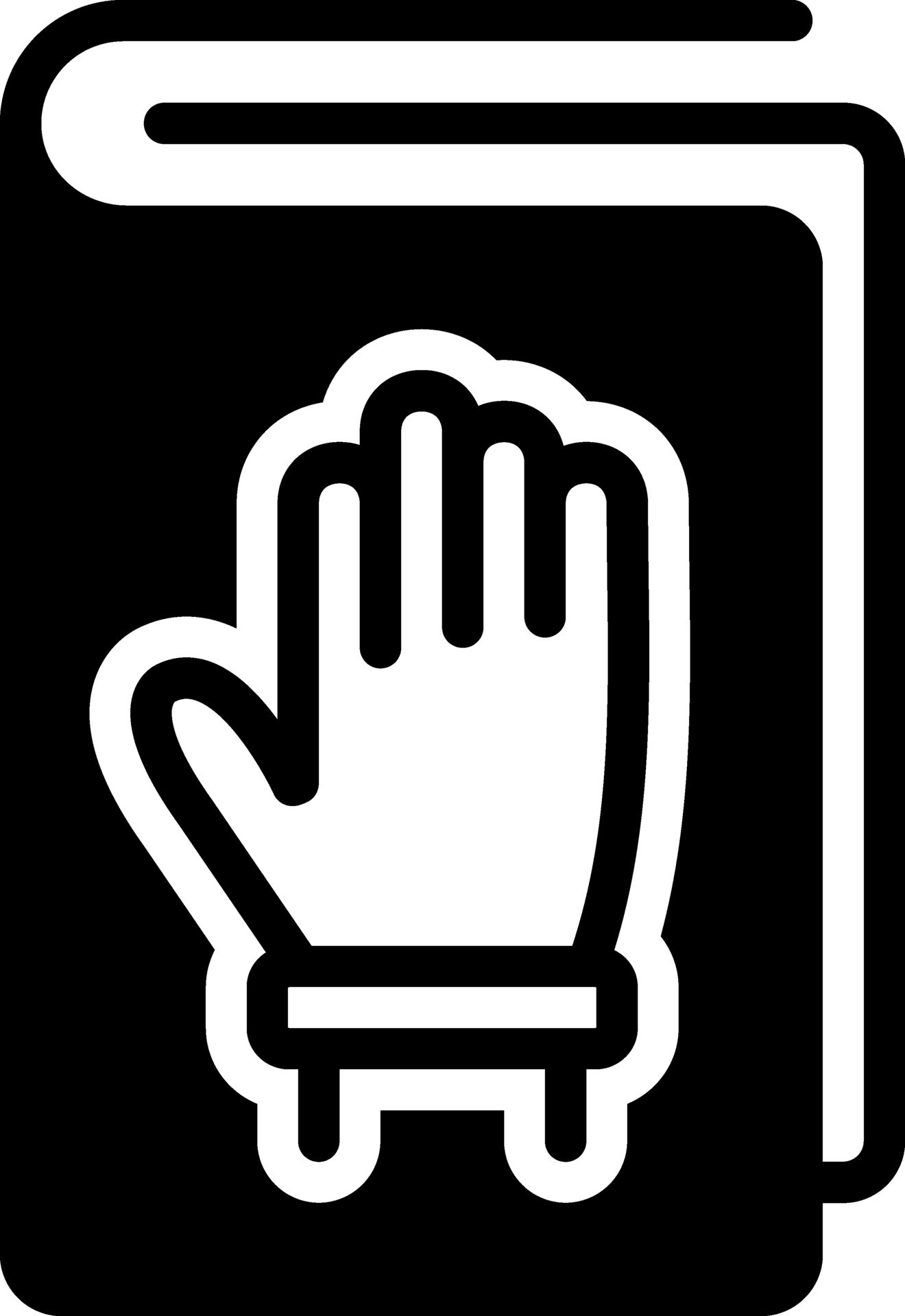 solid icon for testify 26766180 Vector Art at Vecteezy