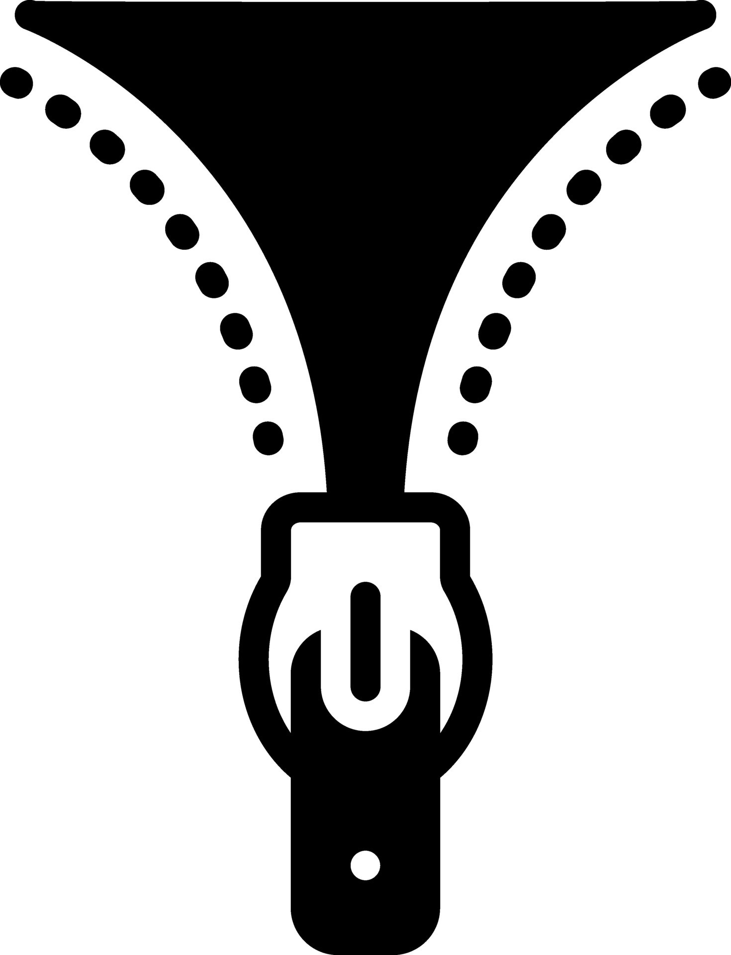 solid icon for zipper 26766607 Vector Art at Vecteezy