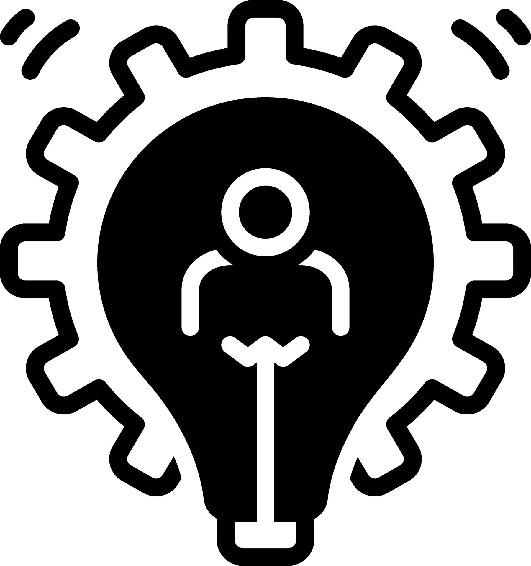 solid icon for development 26766609 Vector Art at Vecteezy