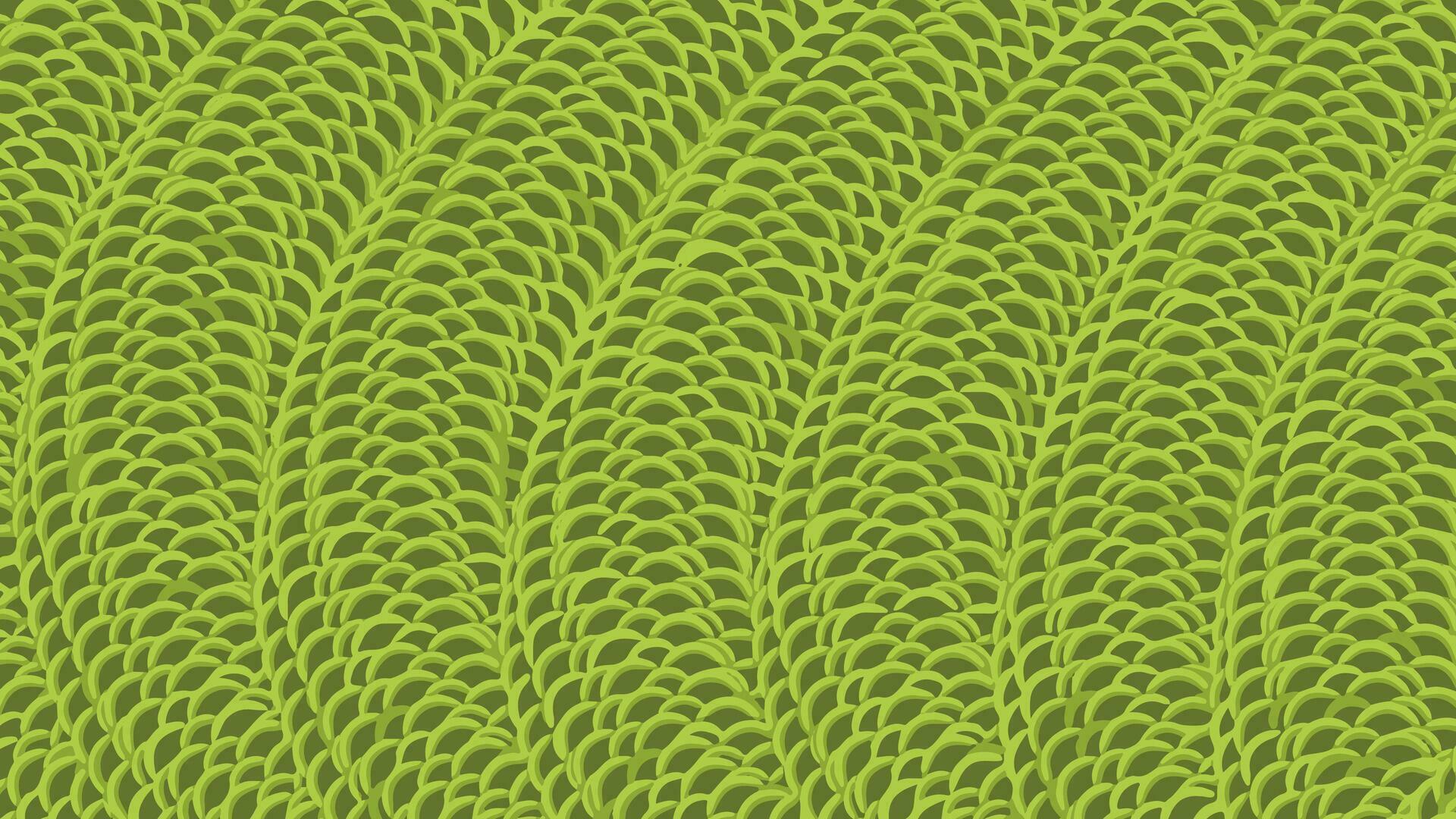Snake skin pattern. Green color. Vector isolated. Texture of snake or ...
