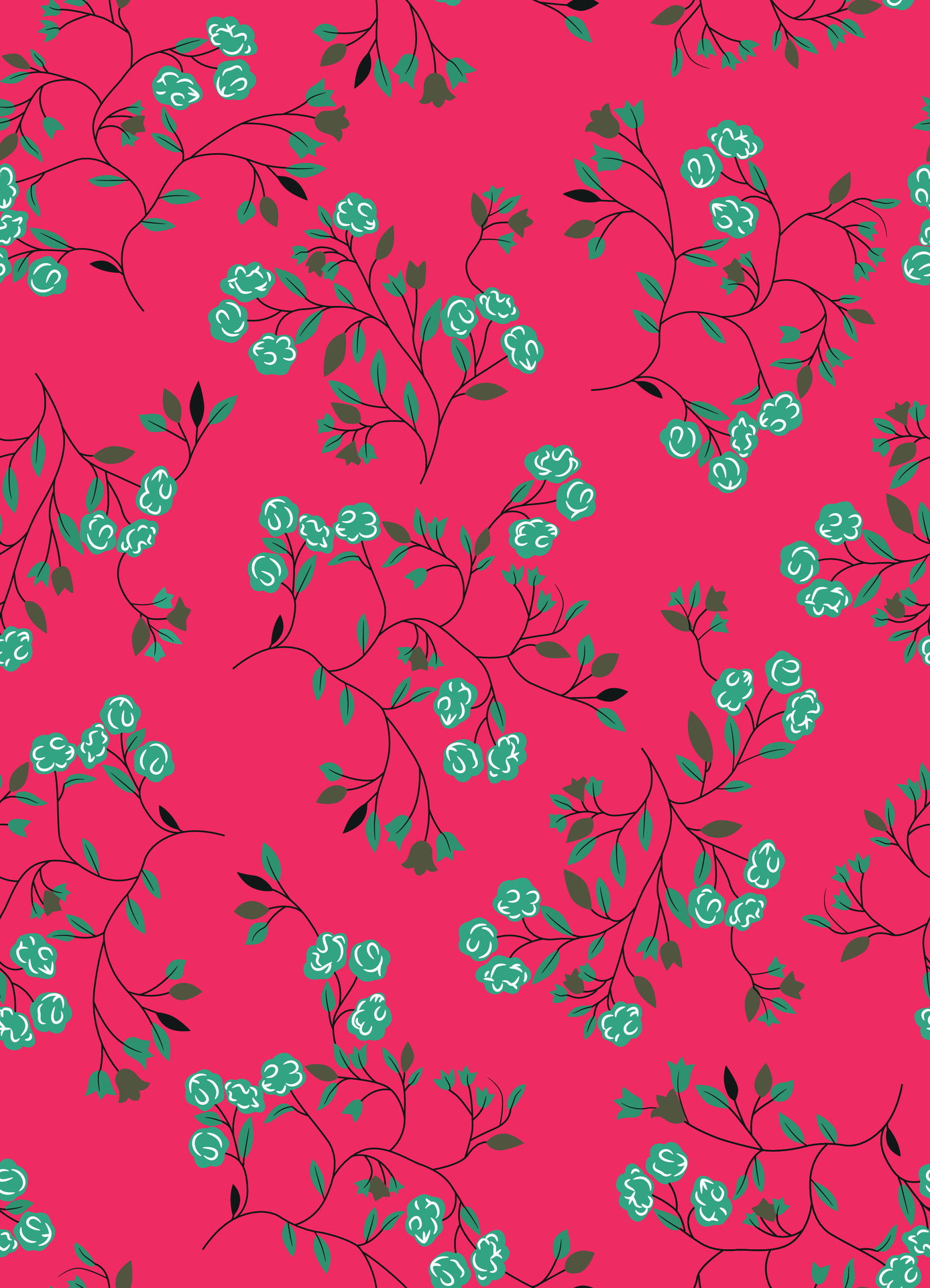 Vector A Seamless Pattern Textile Background Print Wallpaper