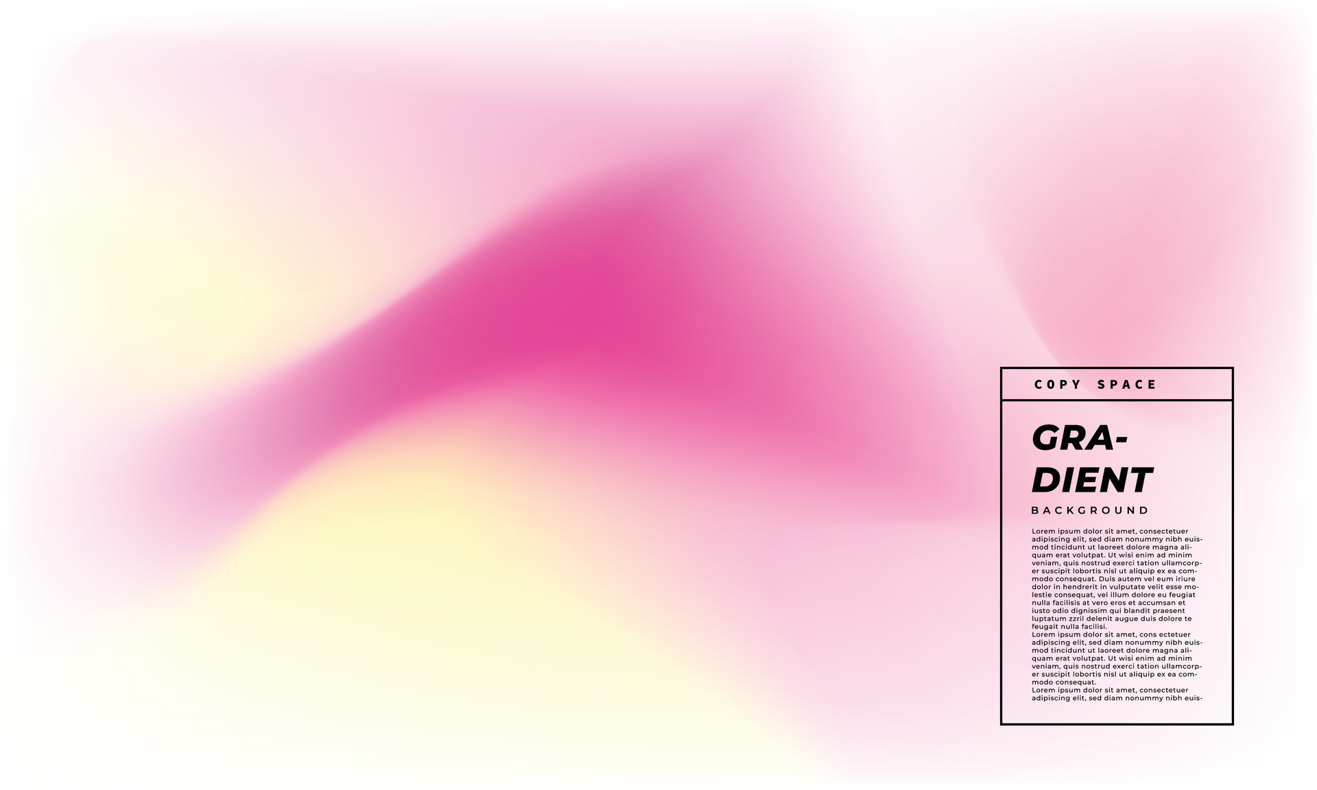 Colorful Fluid Gradient Mesh Background Template Copy Space Modern And Dynamic Colour Gradation