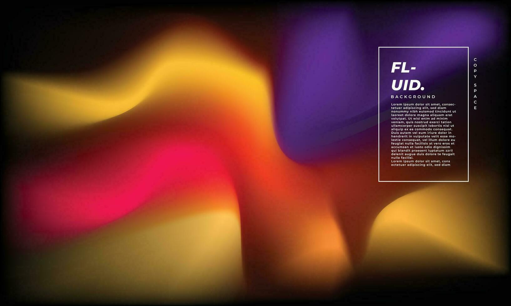 Colorful Gradient Mesh Background Template Copy Space Colour Gradation Backdrop Design For