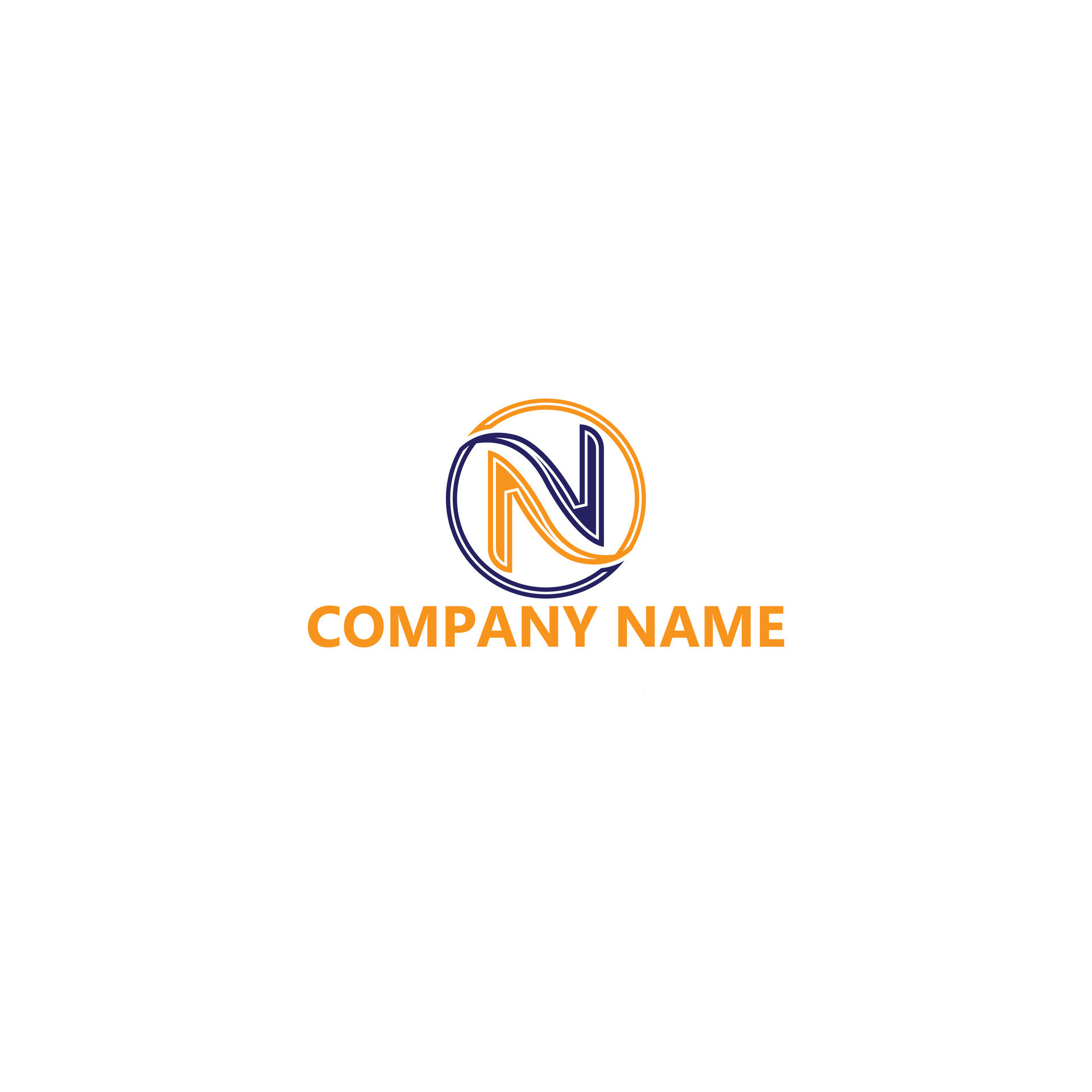 Creative and modern N letter logo design. N. N Logo Design, Initial N Logo template 26777953 ...
