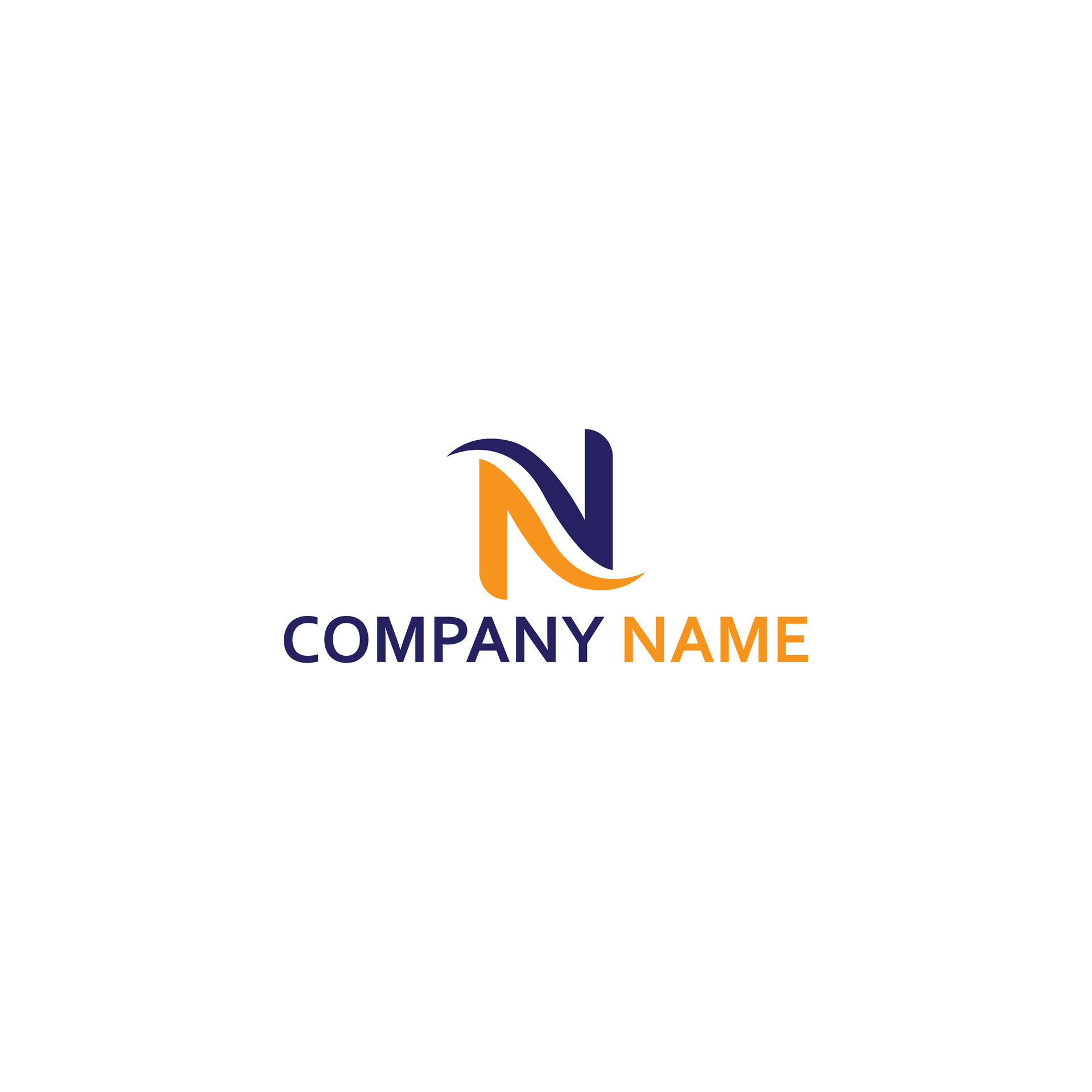 Creative and modern N letter logo design. N. N Logo Design, Initial N Logo template 26777958 ...