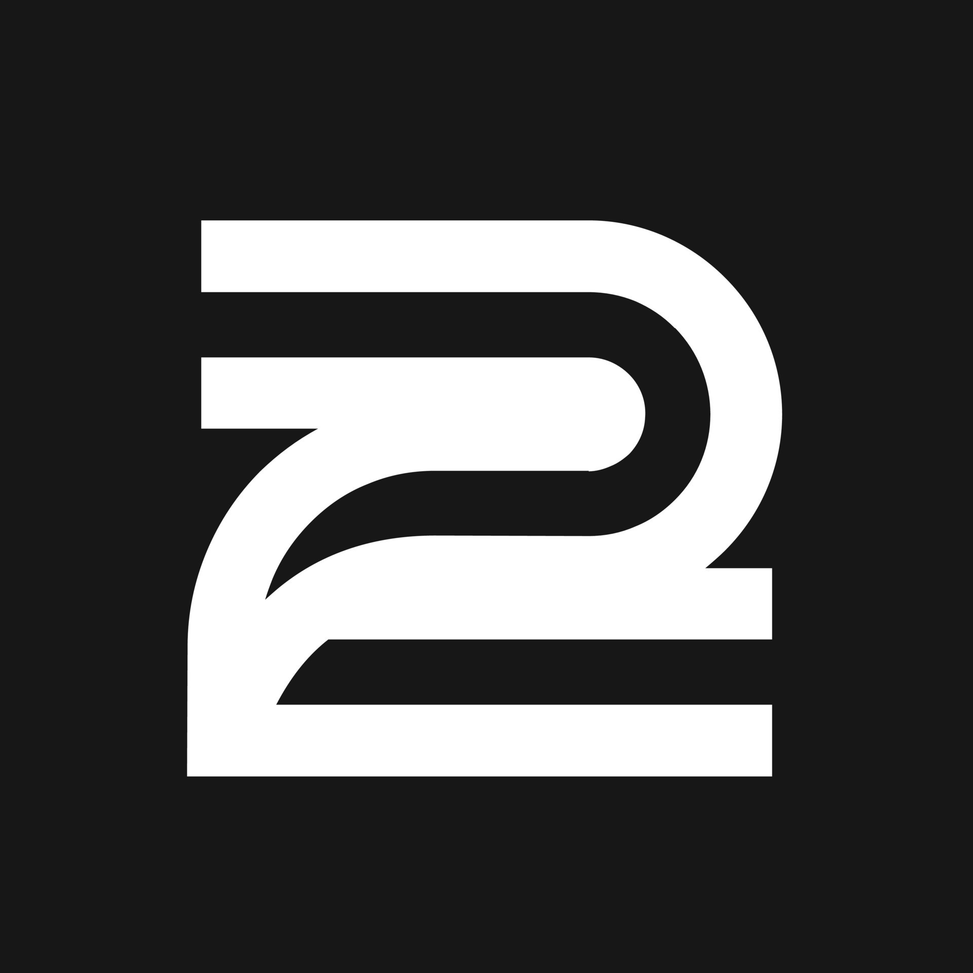 two 2 logo letter monogram minimal modern design 26780324 Vector Art at Vecteezy