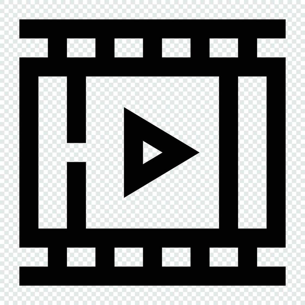 Video icon. Internet technology concept. Icon in line style 26781045 ...