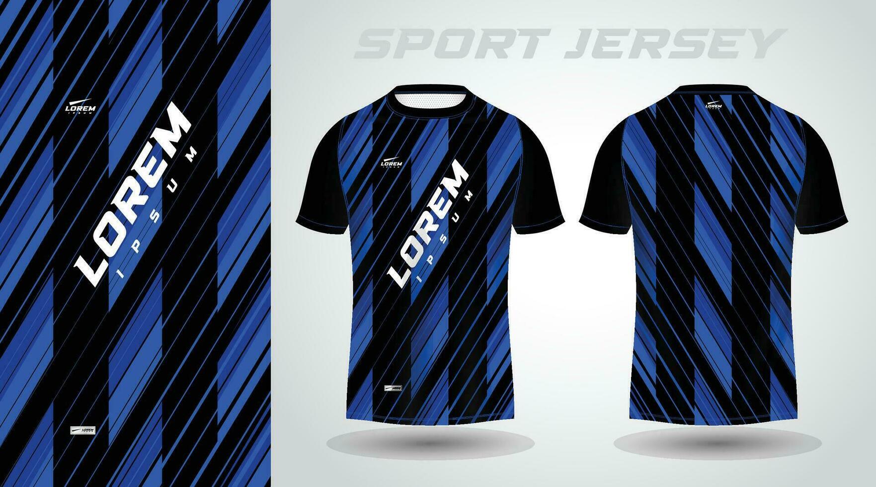 Black Blue T Shirt Sport Jersey Design 26782193 Vector Art At Vecteezy