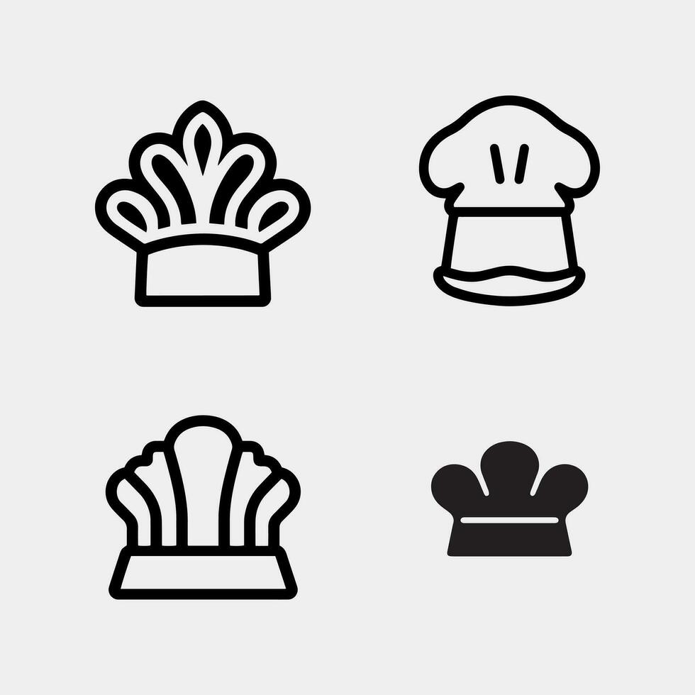 chef hat icon vector illustration design 26786928 Vector Art at Vecteezy