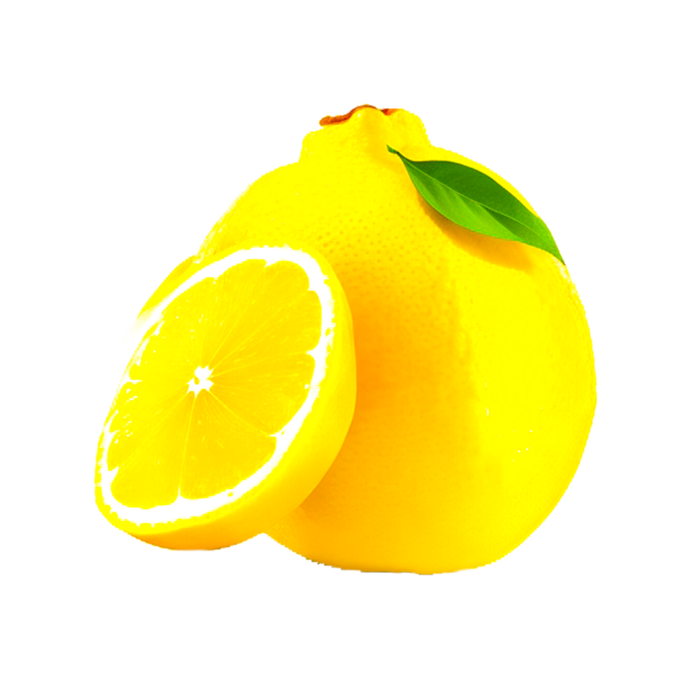Yellow Lemon And Half Of Lemon 26790775 Png