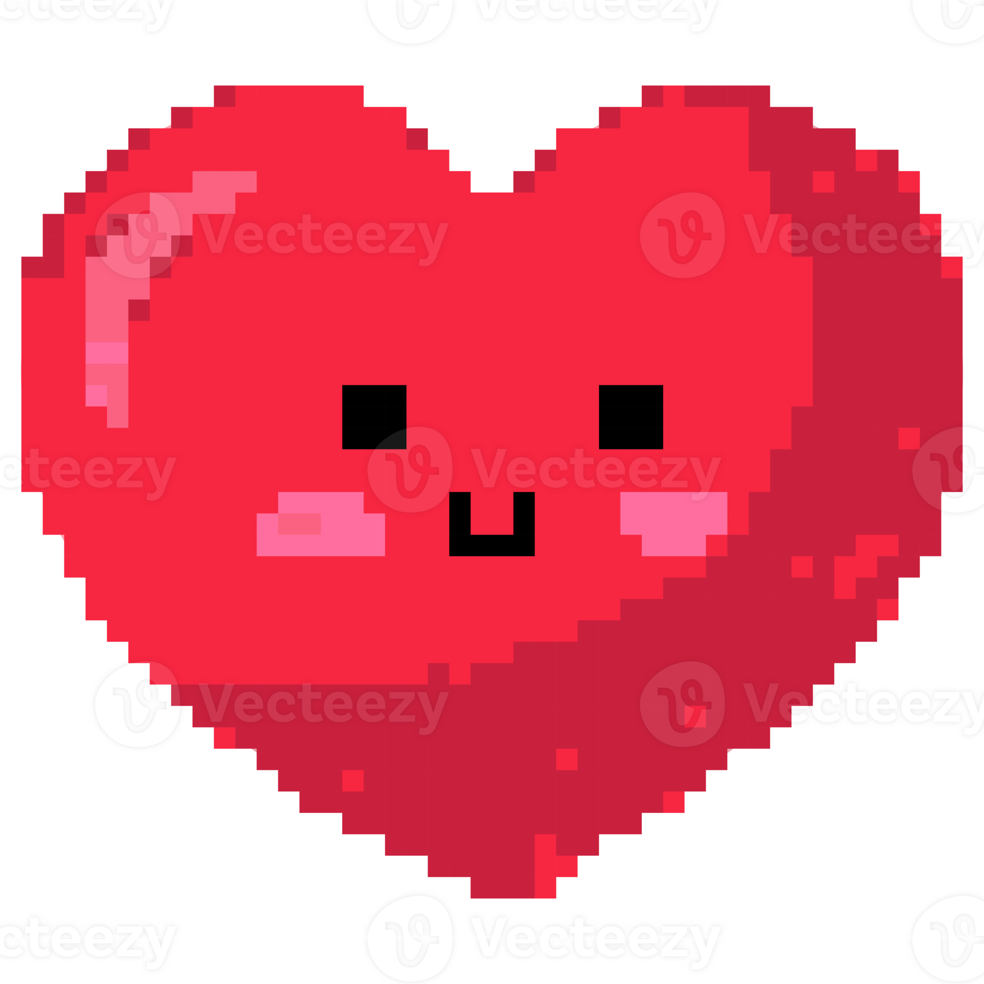 Pixel Art Heart Love And Valentine Vector Illustration 26792173 Png 9571
