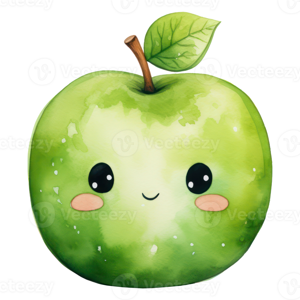 Cute Apple Watercolor 26793203 PNG