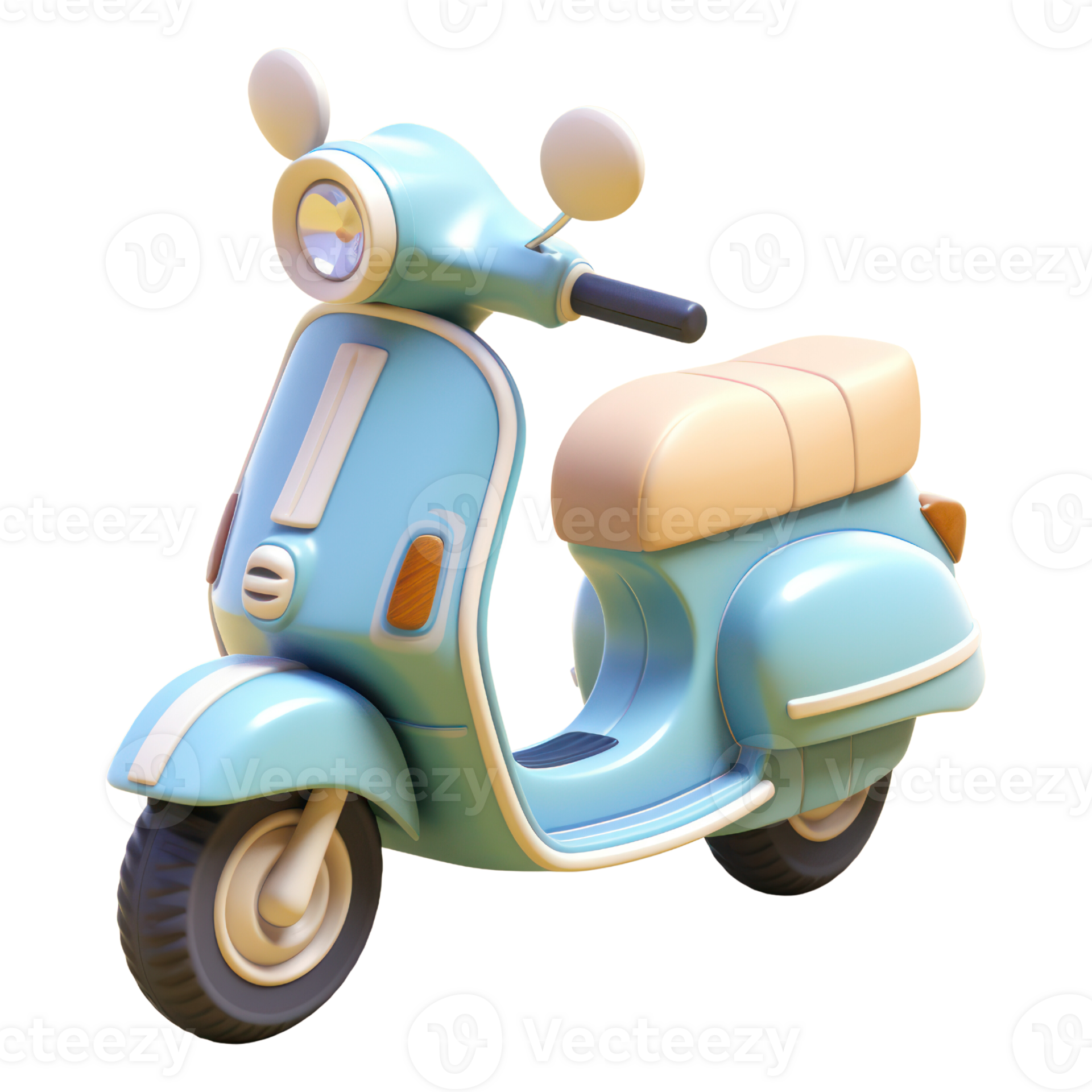 3D Vespa AI Generated 26793453 PNG