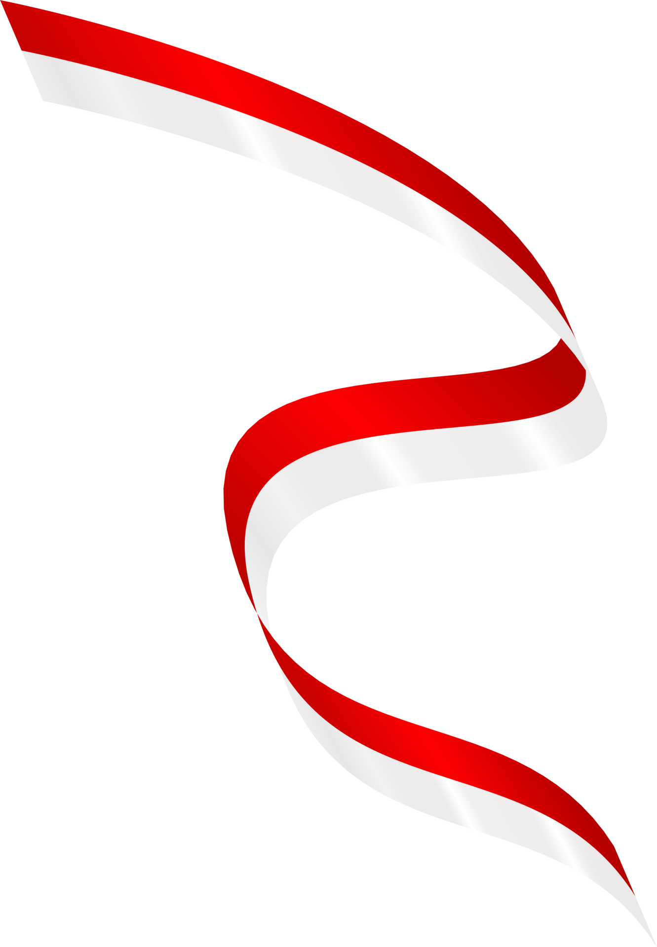 Indonesia flag ribbon, independence day Indonesia ribbon red white transparent 26795504 PNG