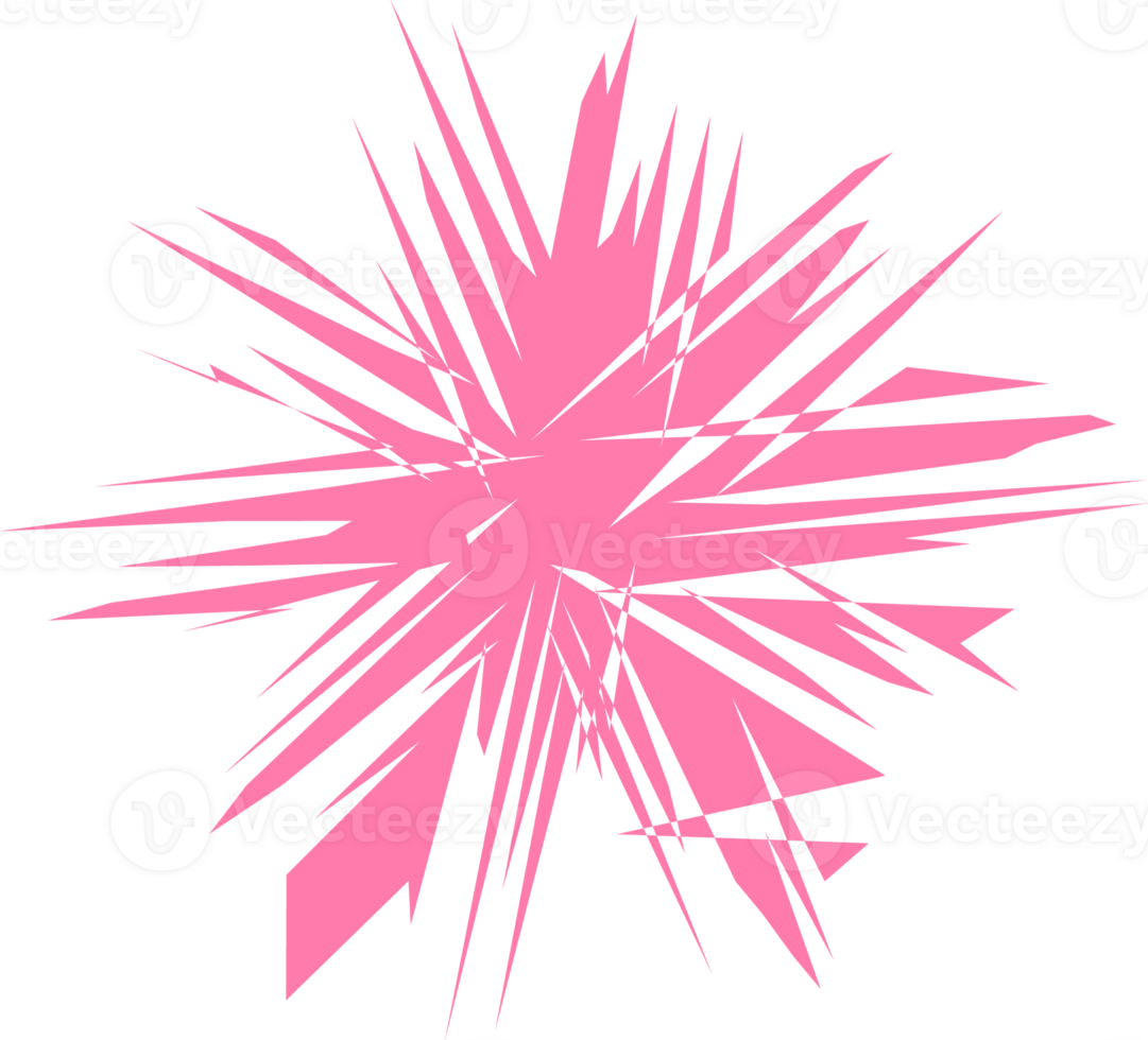 Pink Broken Figure Icon With Shards 26795527 Png