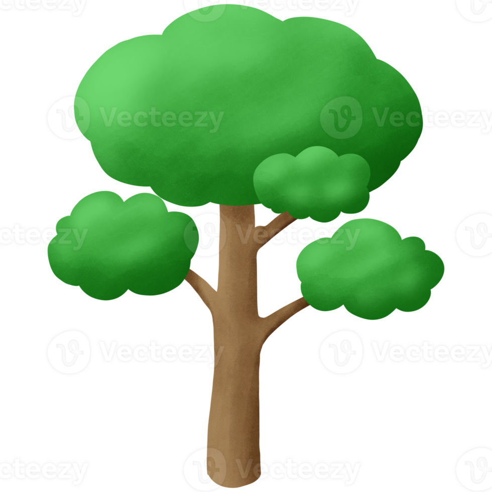 Many tree elements.designed for use with digital projects, websites ...
