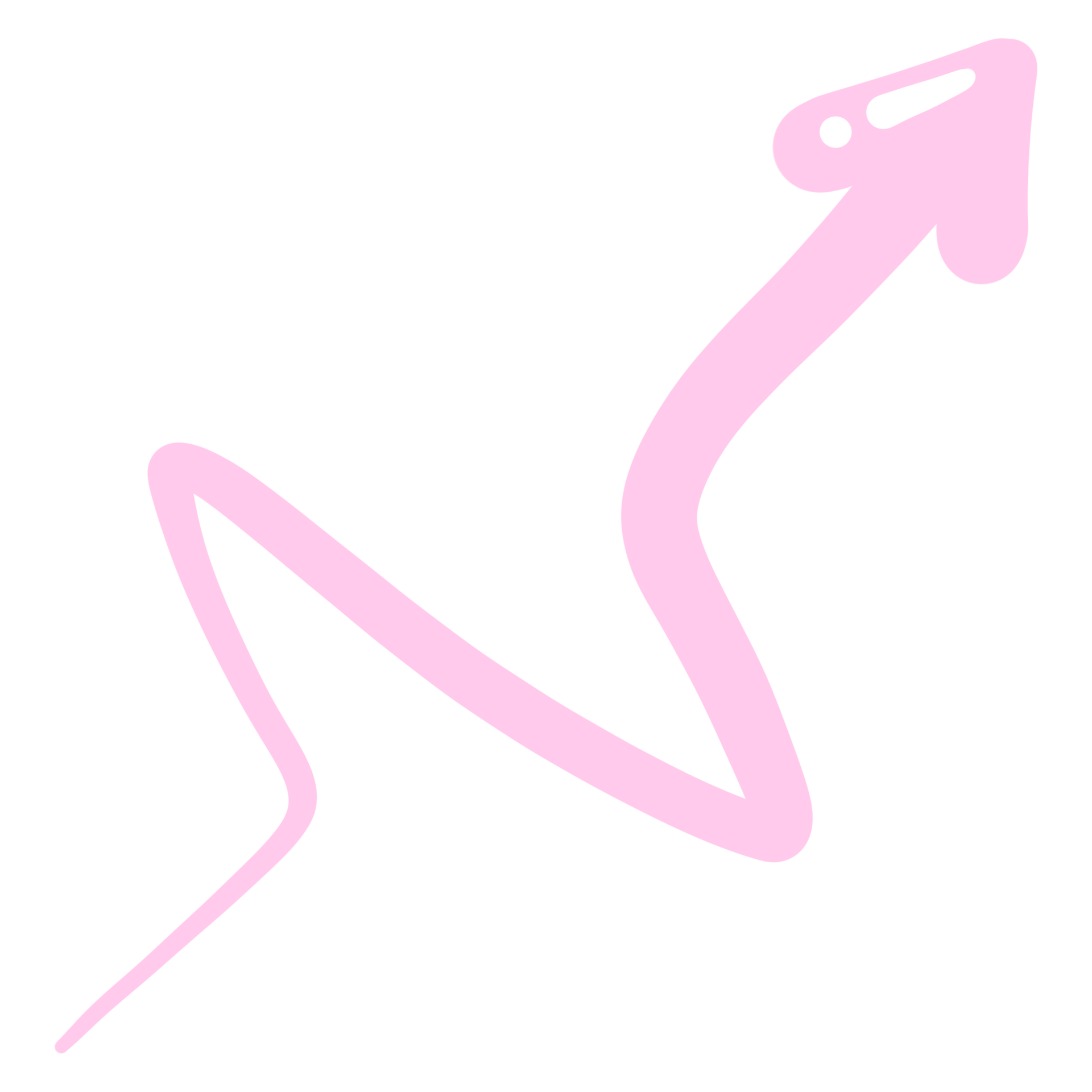 Multi Direction Pink Cute Arrow Designed For Website Reports Worksheets And Templates