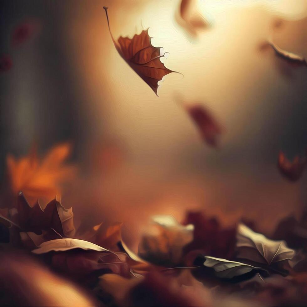 A Dynamic Of Autumn Leaves Falling On Ground From Trees 26796874 Stock a-dynamic-of-autumn-leaves-falling-on-ground-from-trees-26796874-stock