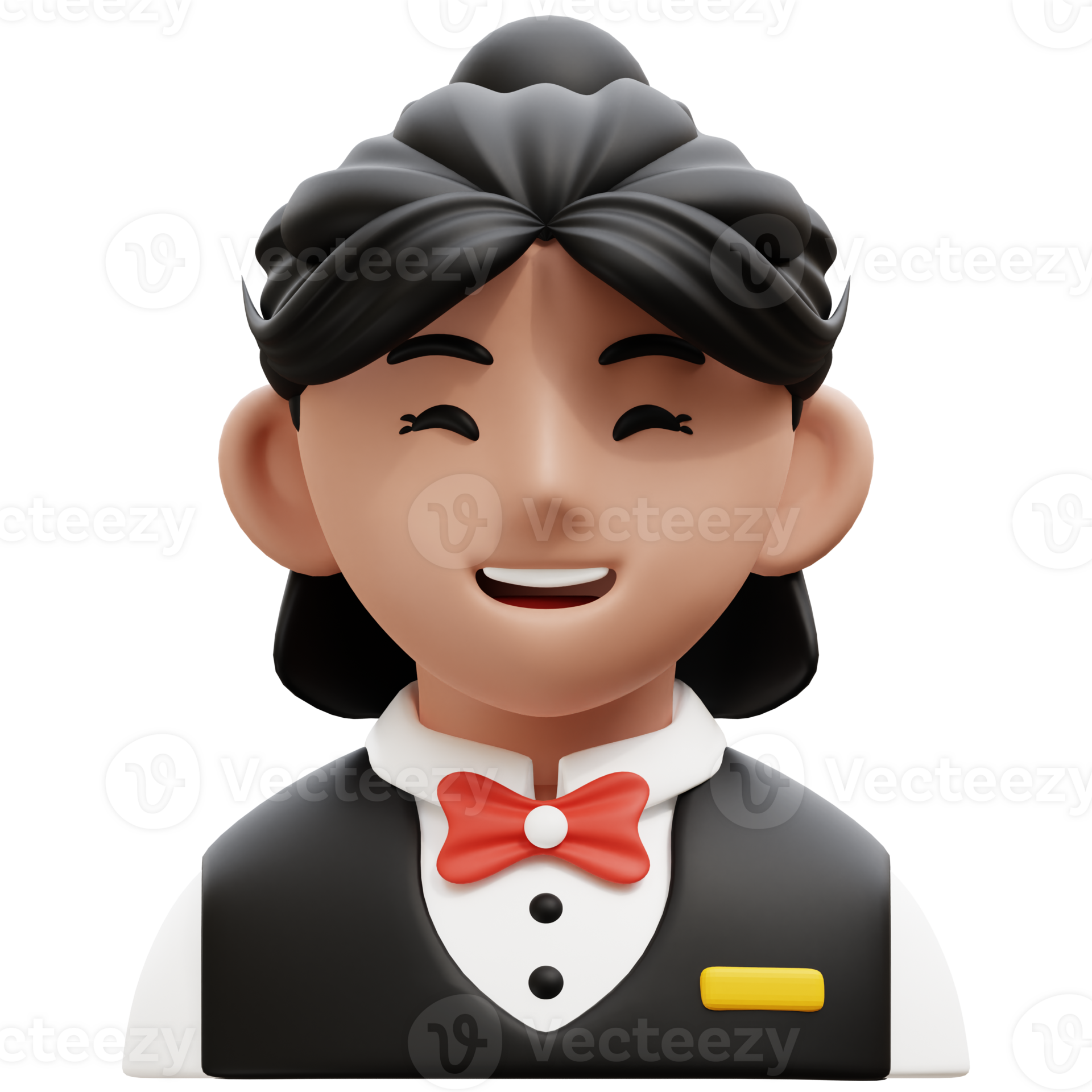 Waitress 3d Profession Avatars Illustrations 26797642 Png