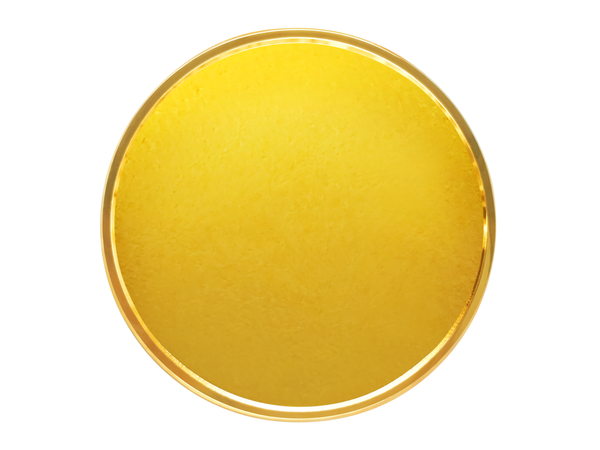 Plain Gold Coin Png Plain Gold Coin Png