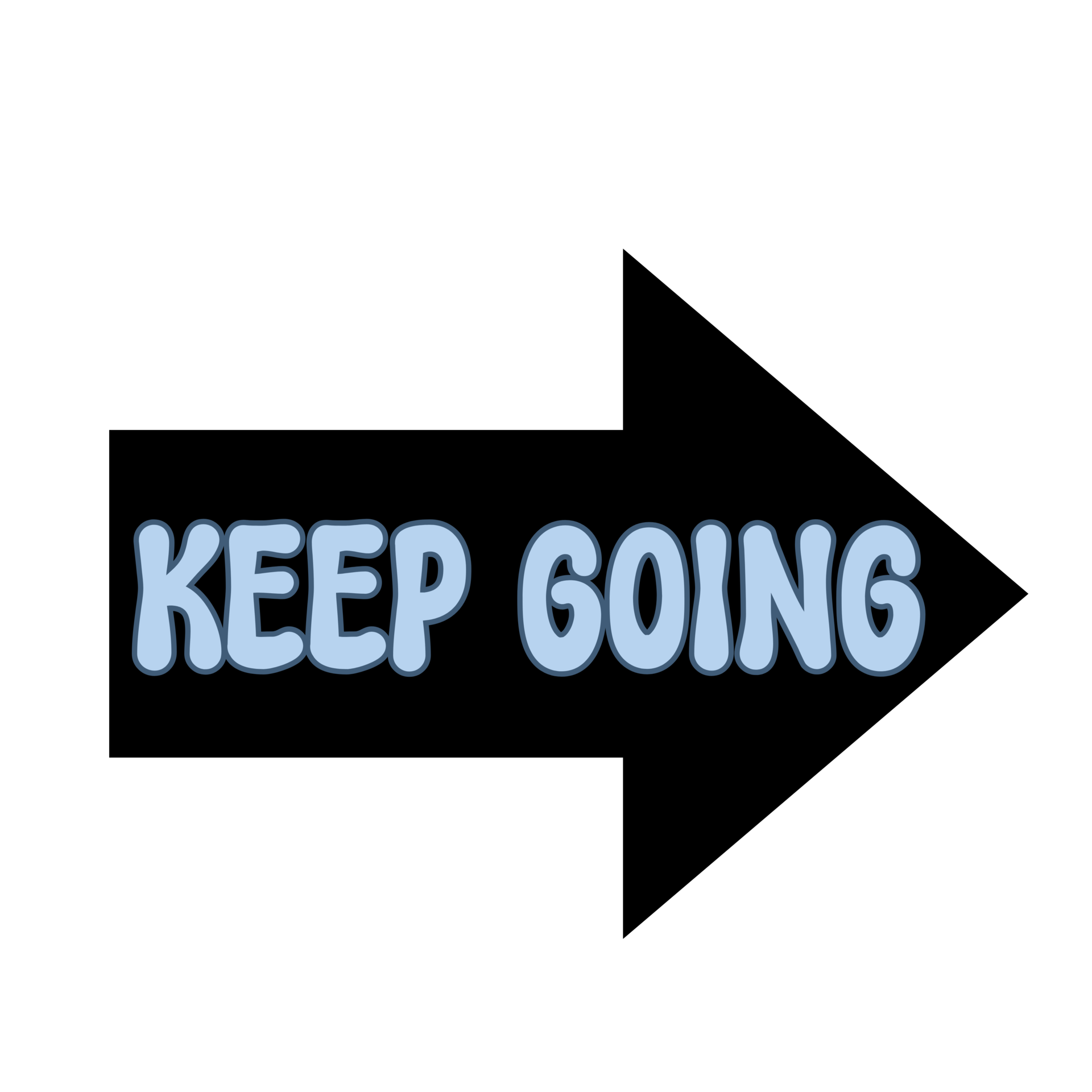 keep going text calligraphy on right arrow silhouette , Motivational ... keep going text calligraphy on right arrow silhouette , Motivational ...