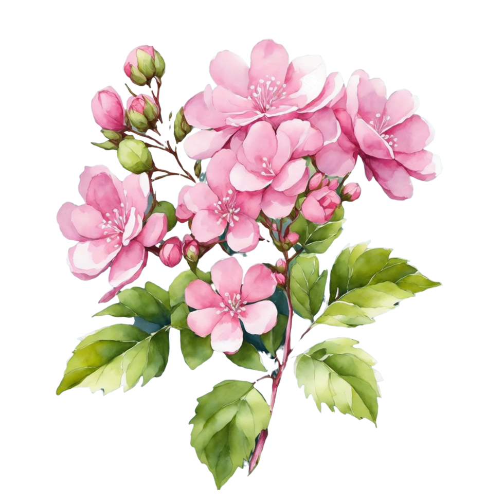 Watercolor Floral Design With Rounded Frame, Watercolor Flower,Bouquet ...