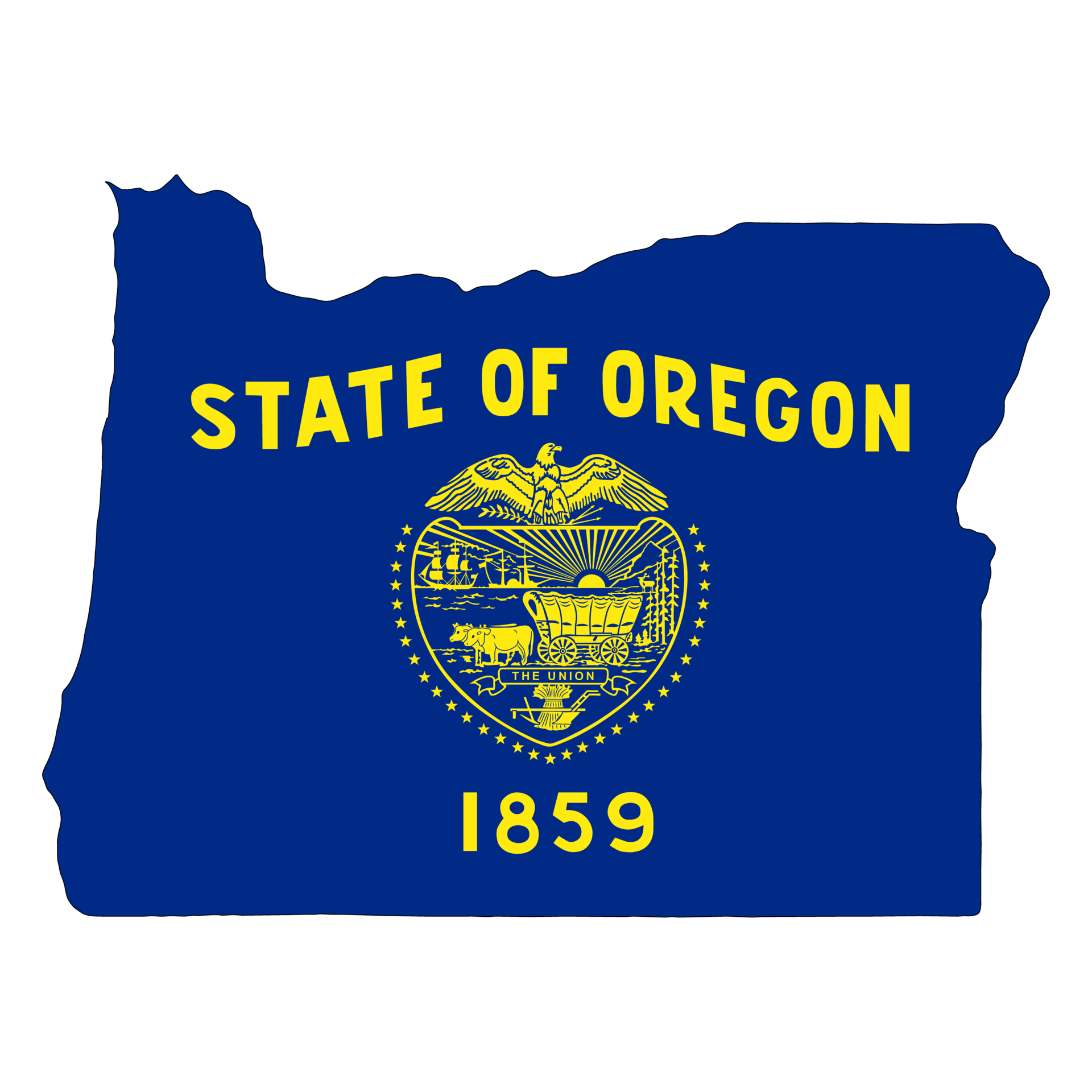 Oregon Flag State Of America 26804037 Png