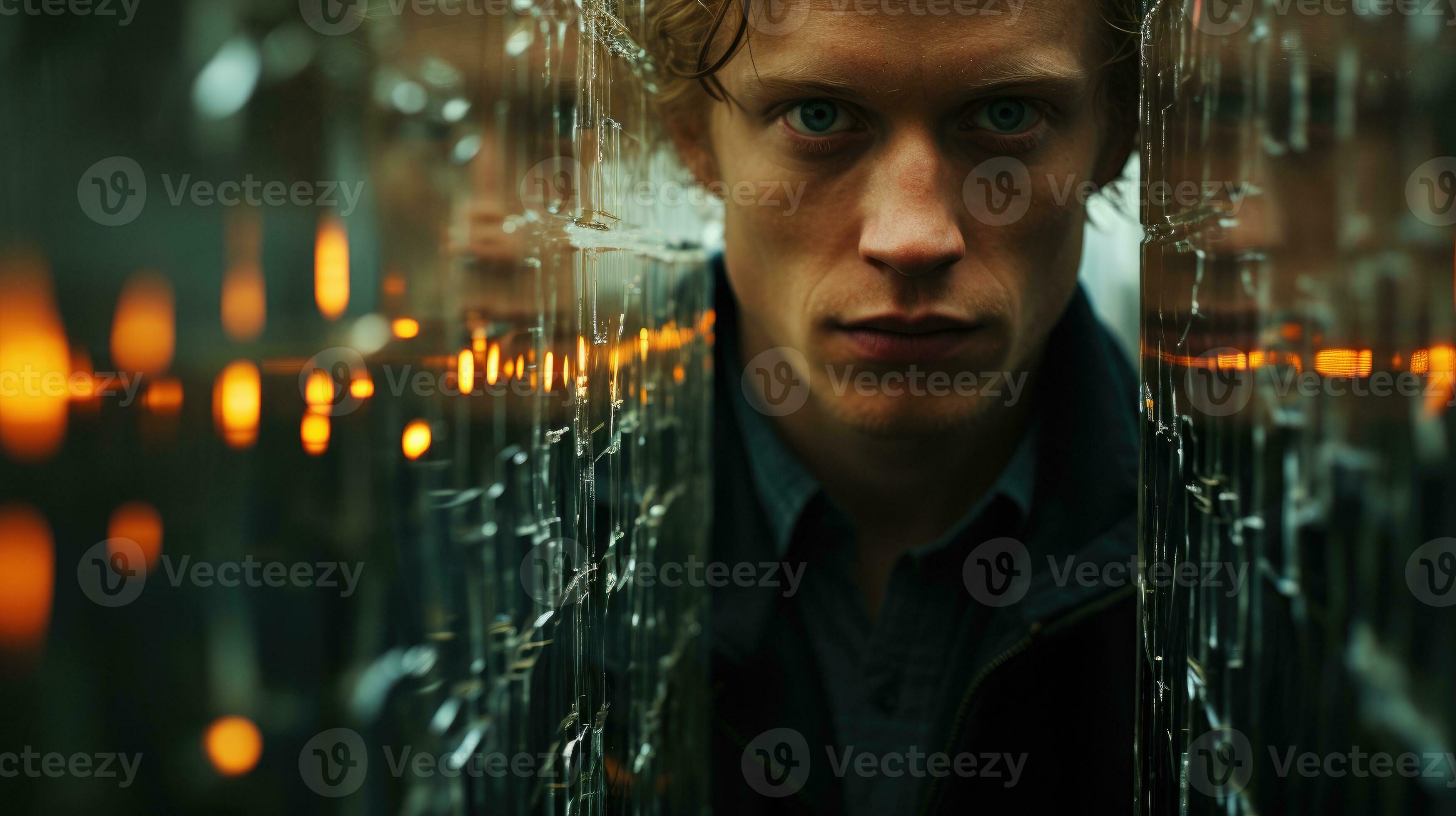 Imaginary shot, mirror reflection revealing an alternate universe ... Imaginary shot, mirror reflection revealing an alternate universe ...