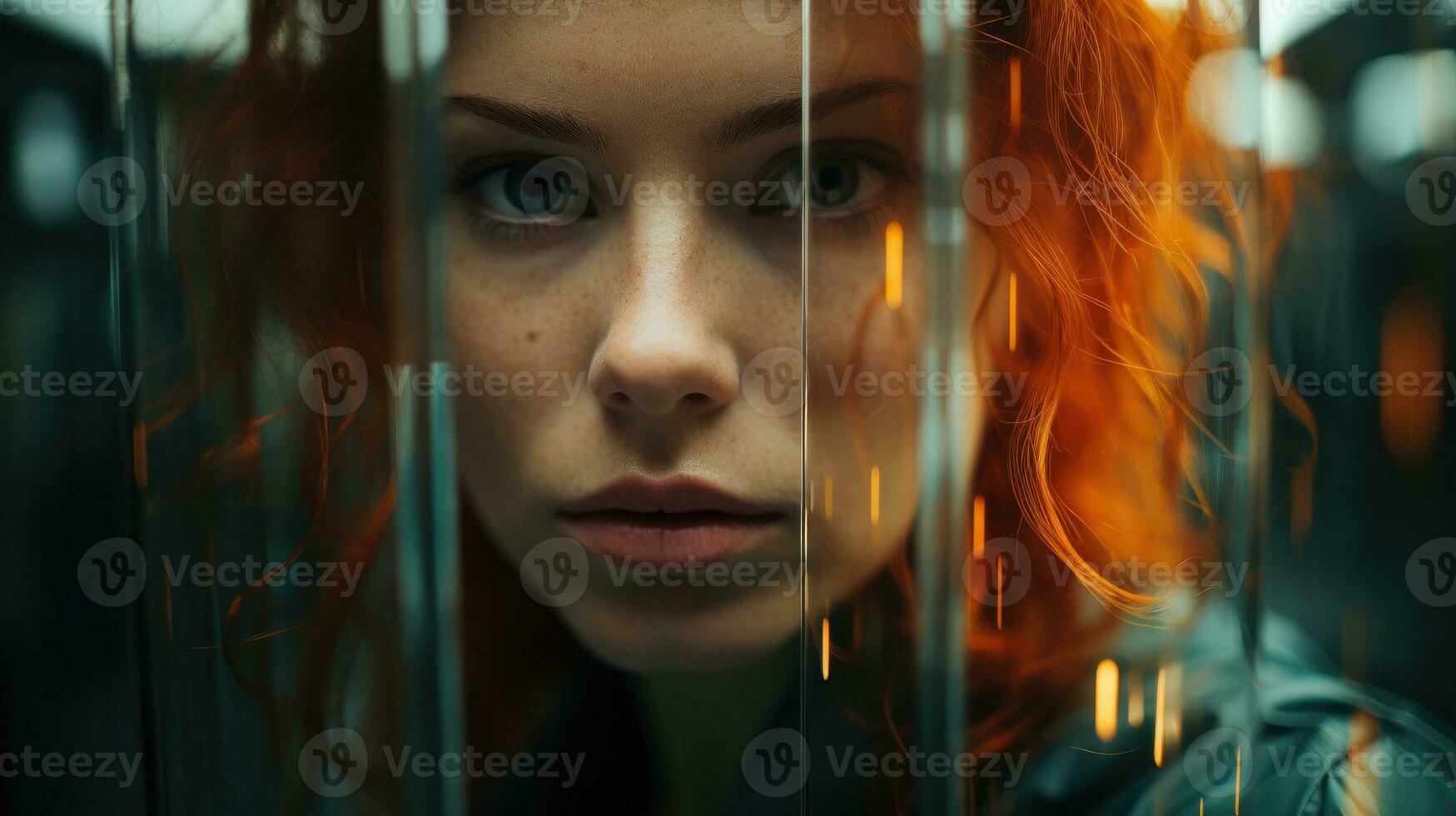 Imaginary shot, mirror reflection revealing an alternate universe ... Imaginary shot, mirror reflection revealing an alternate universe ...