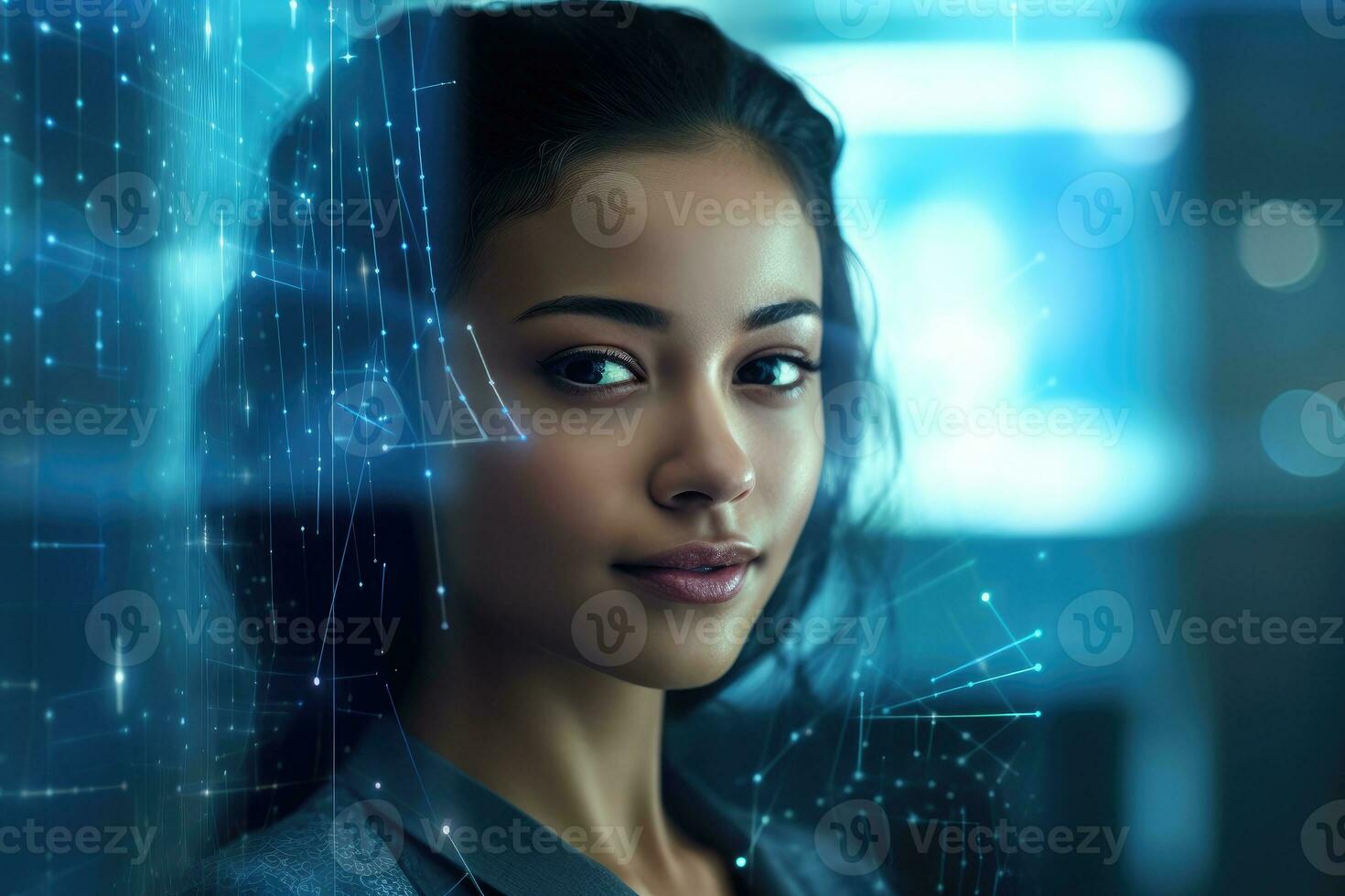 A close - up photo of a person's face engaged in a conversation with a ...